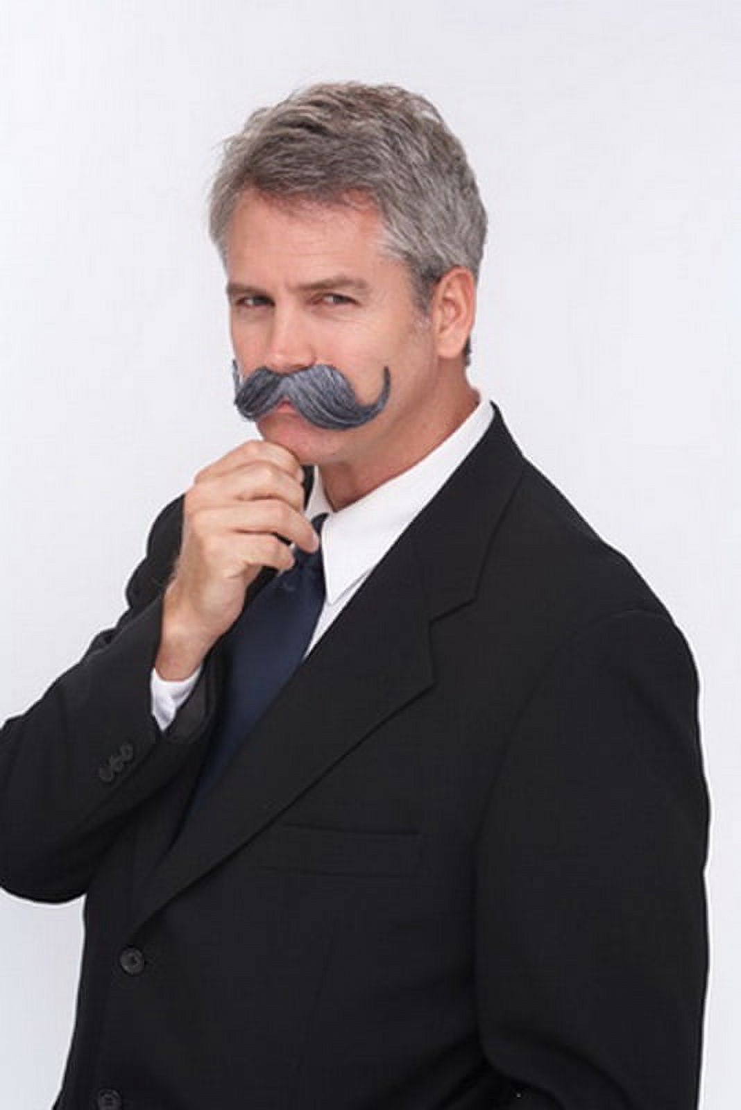 Handle Bar Grey Costume Mustache Adult One Size - Walmart.com