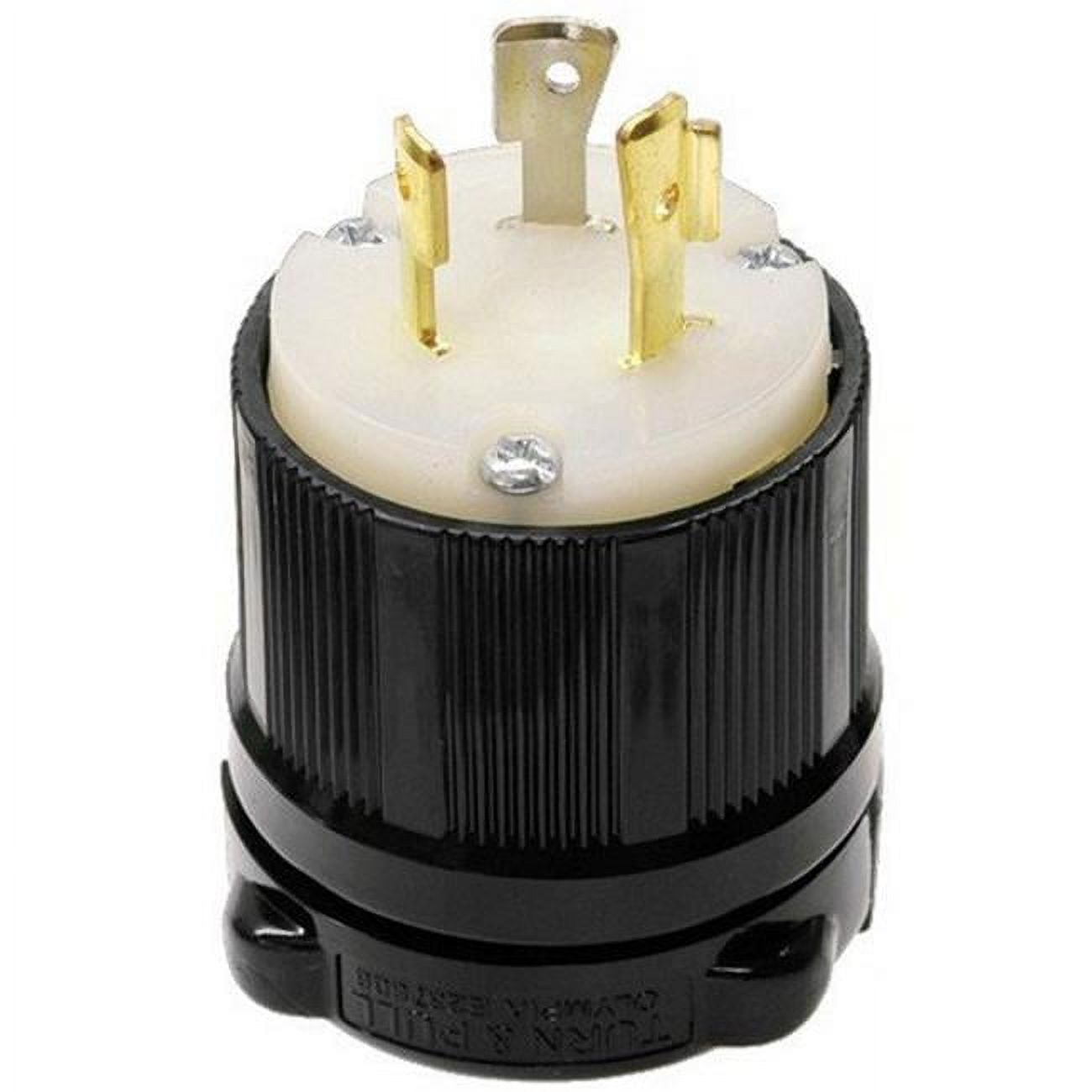 Morris Products 20447 20A 277 VAC Twist Lock Male Plugs 2 Pole 3 Wire ...