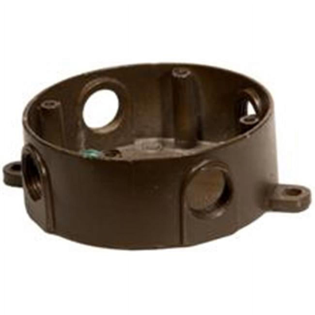 Morris Products 36614 4 In. Round Weatherproof Boxes - Five Holes 0.5 ...