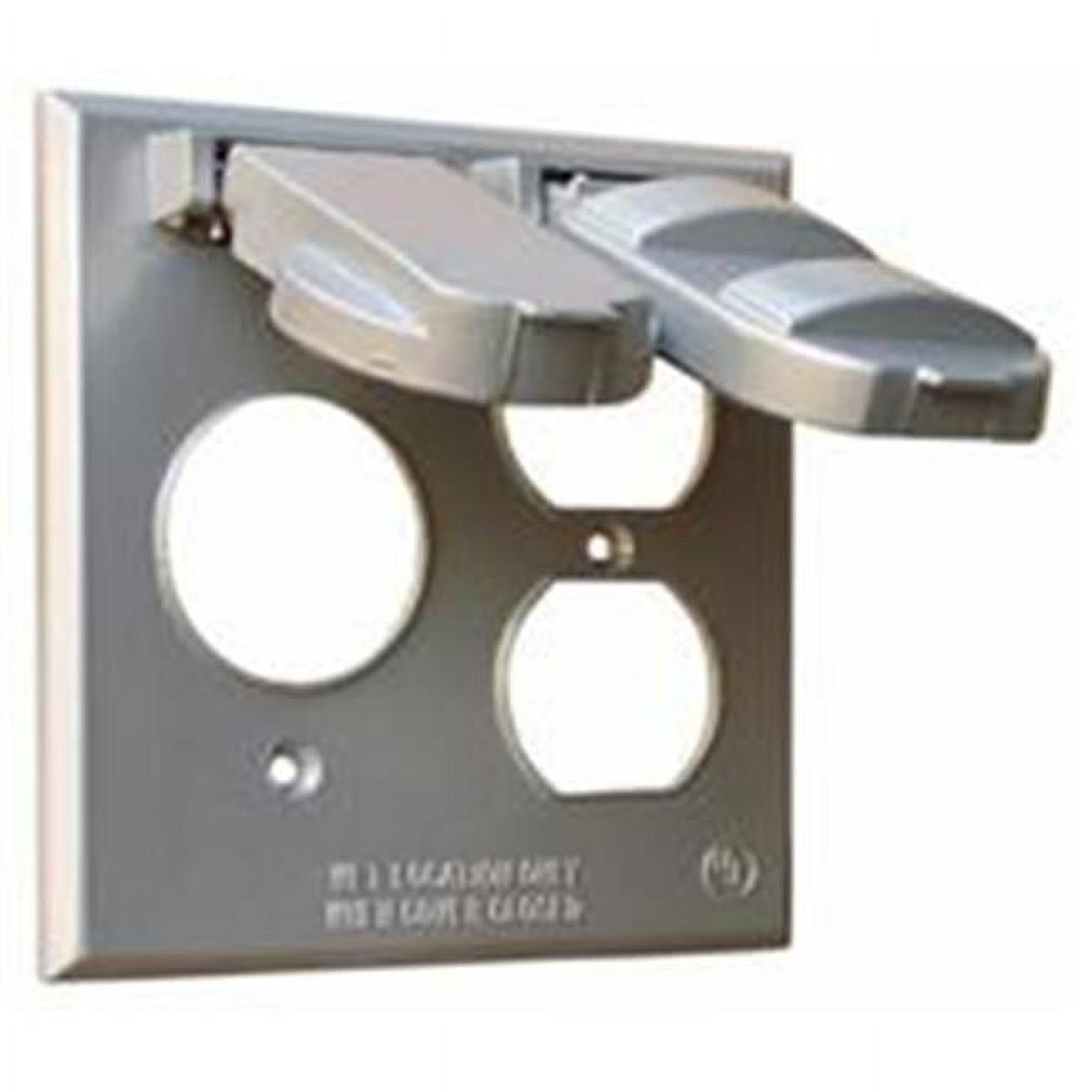 Morris Products 37230 Two Gang Weatherproof Covers - 1Single Receptacle ...