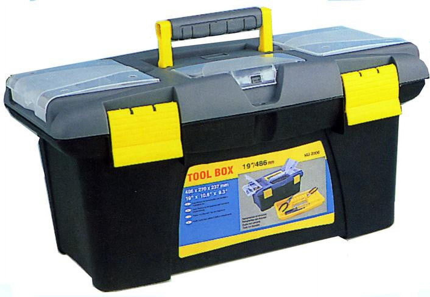 Morris Products 53416 Plastic Tool Box, 22" x 12.3" x 11.8", New ...