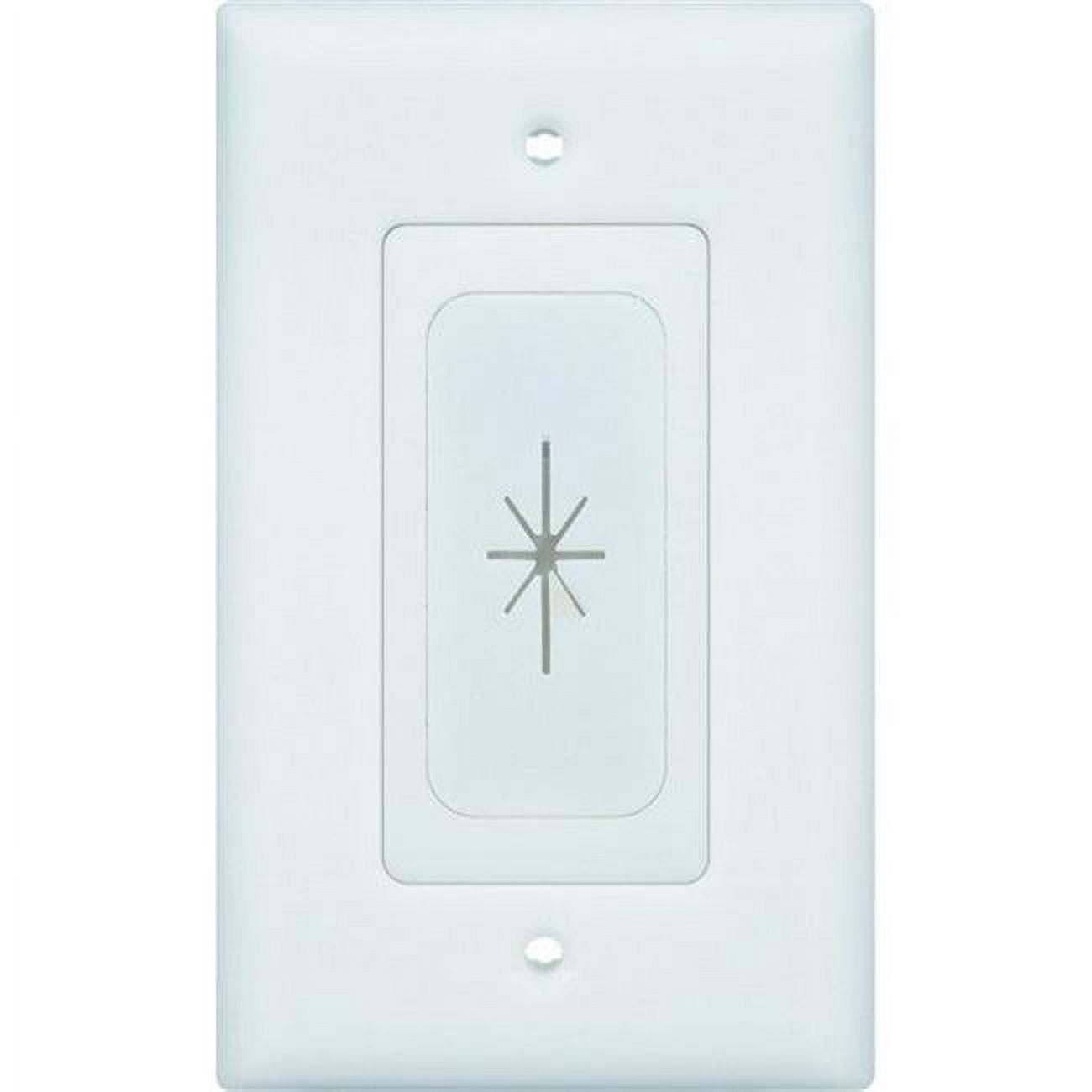 Morris Products 84012 Non-Metallic Recessed Boxes Split Style TV Plate ...