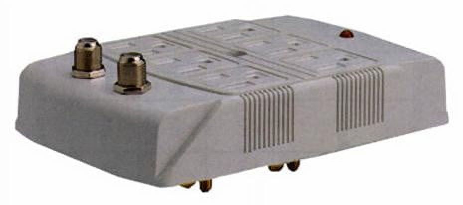 Morris Products 89014 6 Outlet Surge Wall Tap Antenna/CATV Protection ...