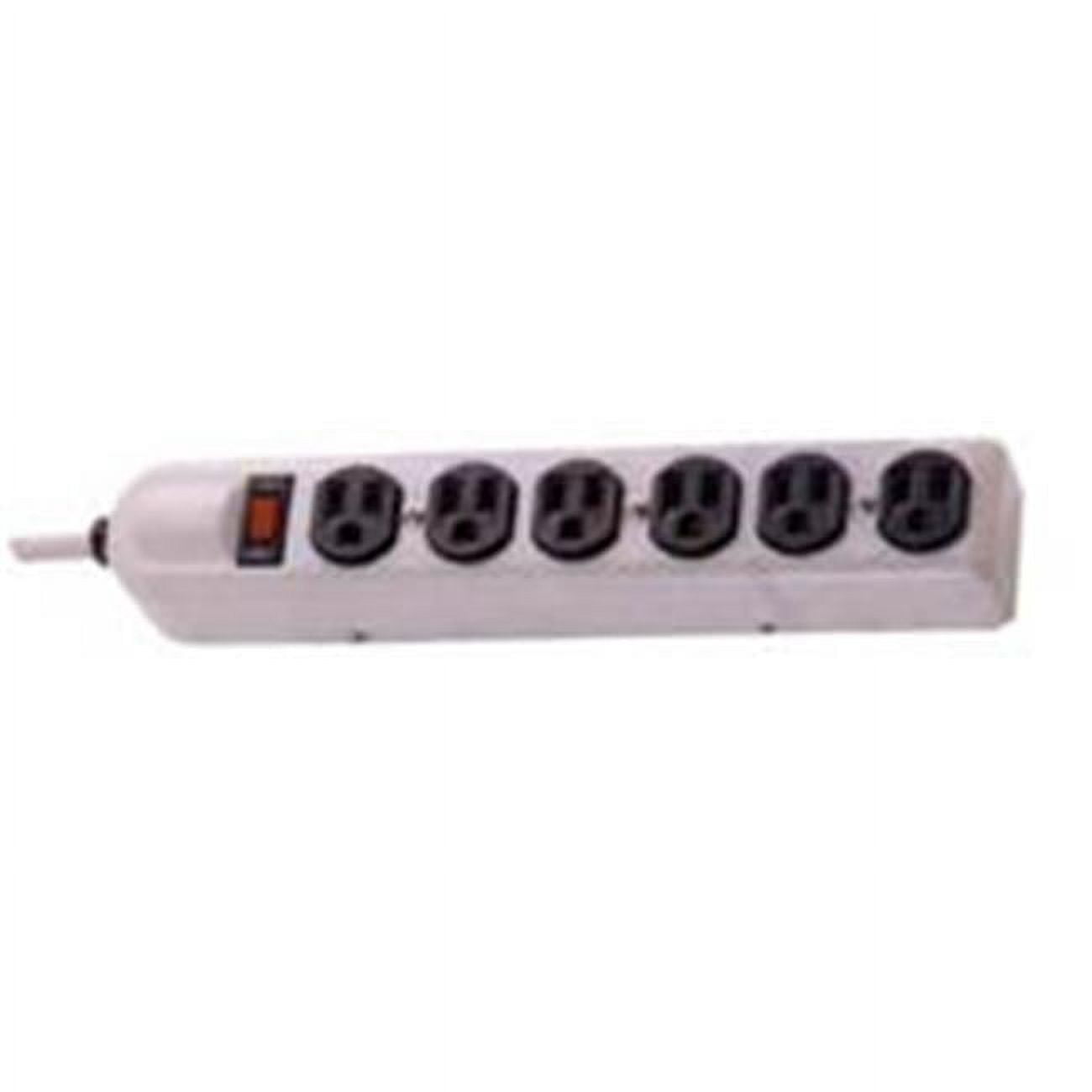 Morris Products 89060 6 Outlet Metal Strip Surge Protector - Walmart.com