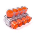 Morris Products 97489 Single Entry 4 Port 250-6 Clear Insulated Multi ...