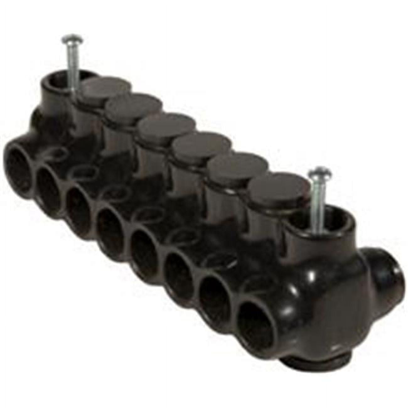 Morris Products 97836 Black Insulated Mountable - Dual Entry 6 Ports 2 ...
