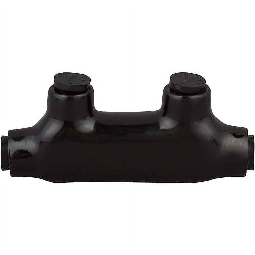 Morris Products Black Insulated In-Line Splice Connector 2/0-6 Wire ...