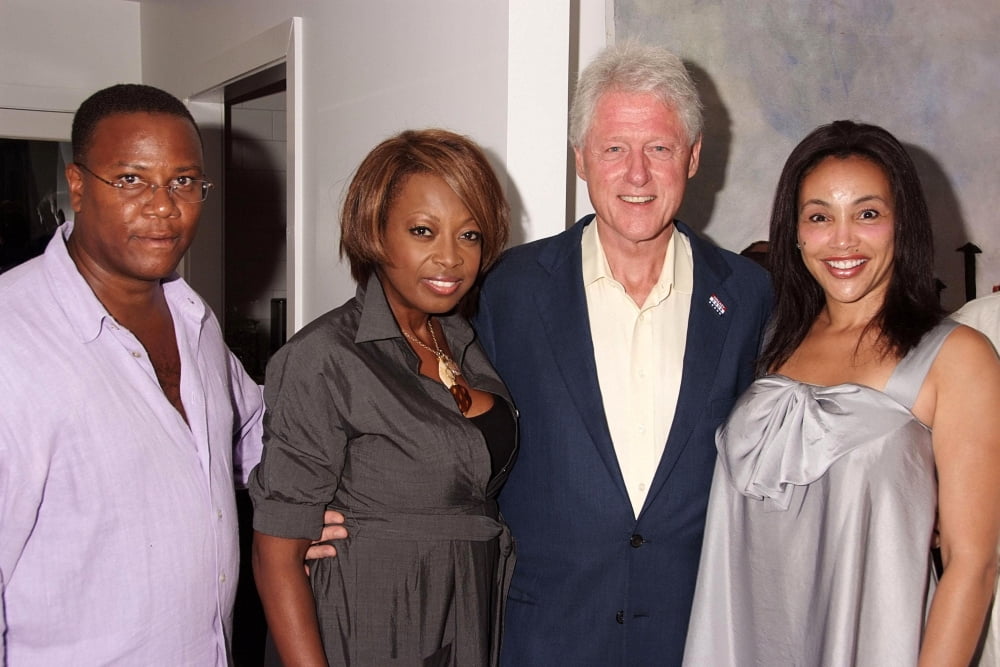 Morris Reid, Star Jones, Bill Clinton, Jaci Reid In Attendance For ...