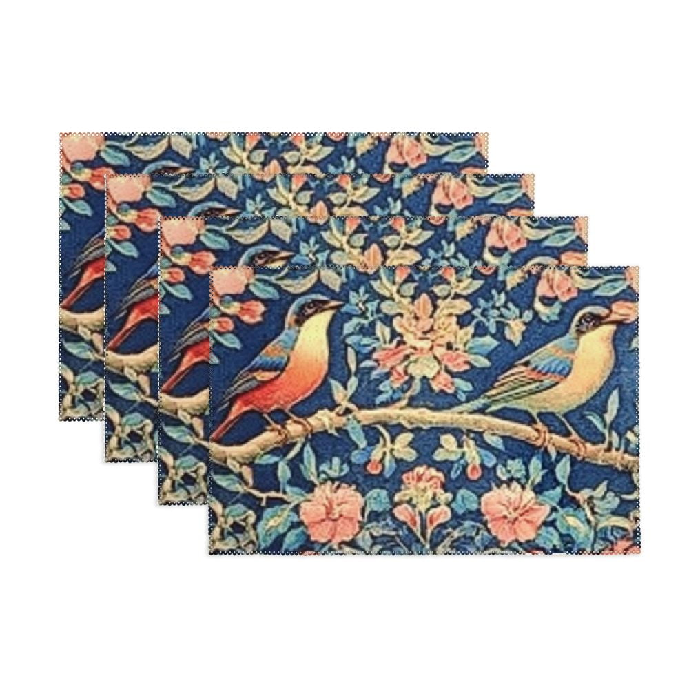 Morris & Strawberry Thief Placemats | Set of 4 | Heat Resistant Mats ...