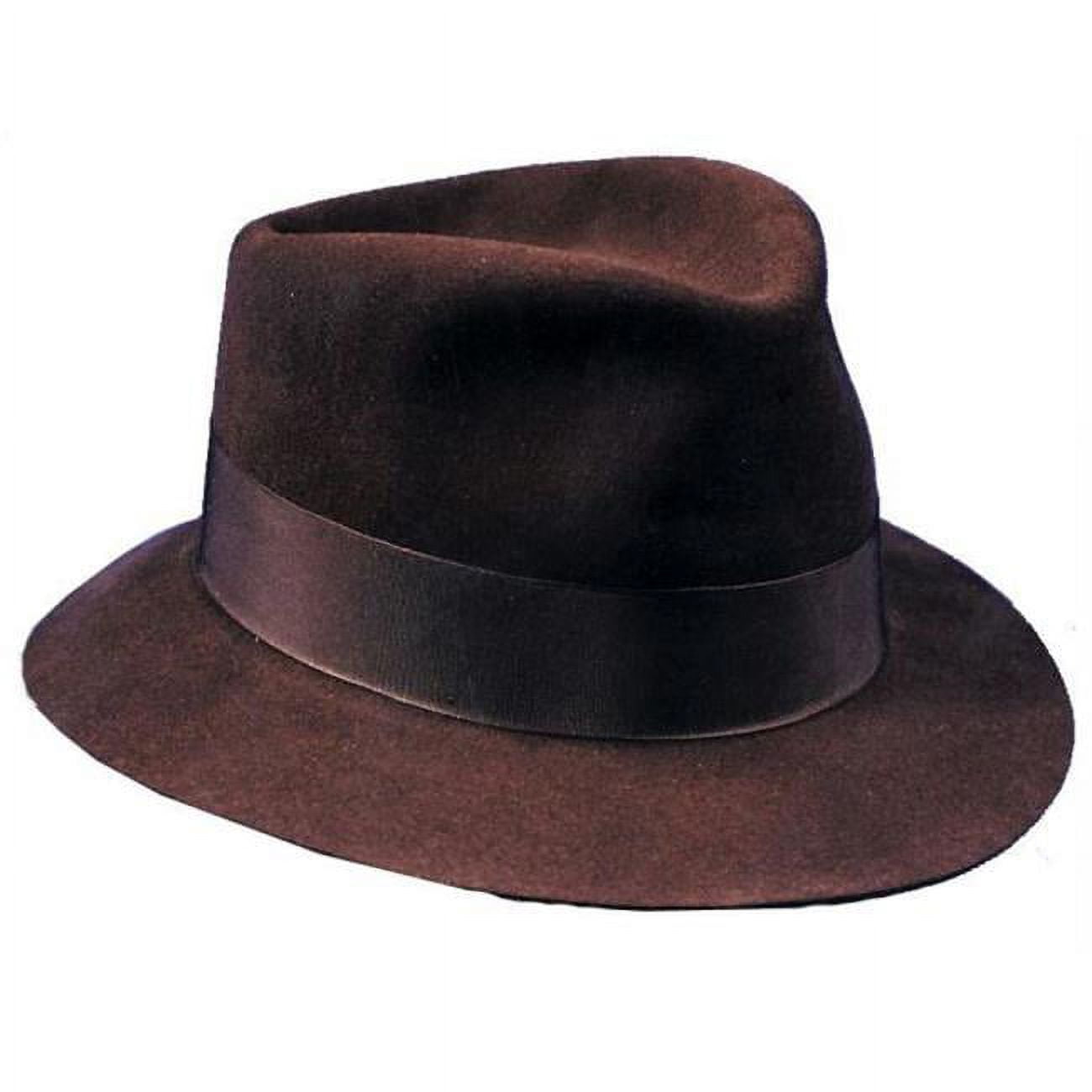 MorrisCostumes GA66SM Fedora Deluxe Brown Small - Walmart.com