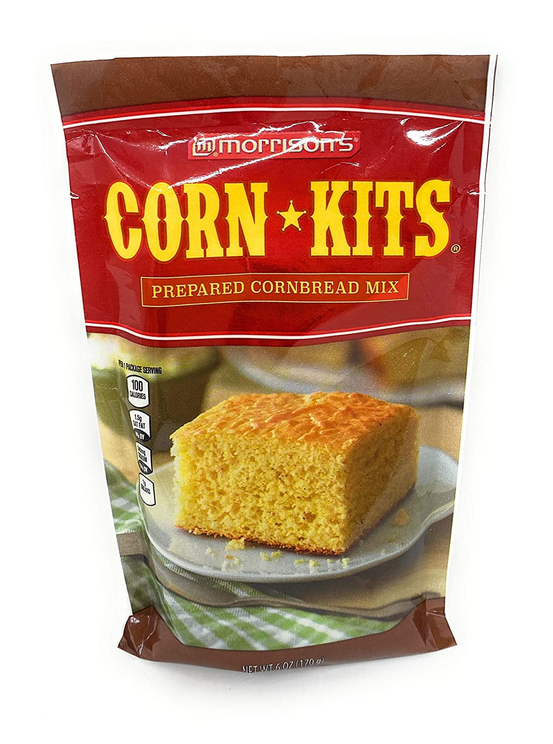 Morrison's Prepared Cornbread Mix, Wheat & Milk Allergen, 6oz Bags ...