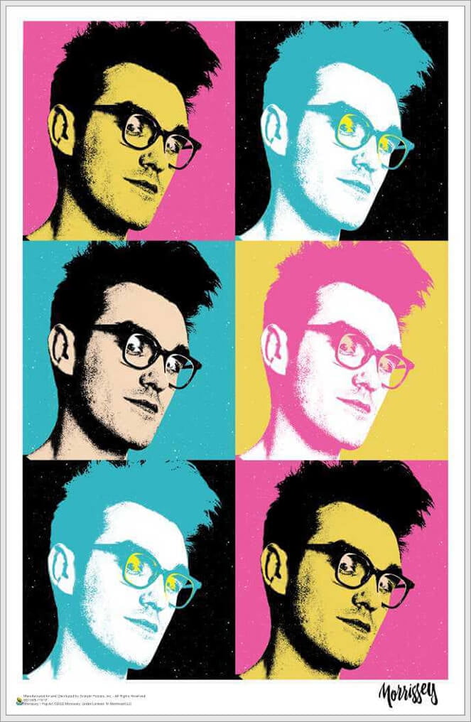 Morrissey - Pop Art Mini Poster 11.5" x 17.5" Laminated - Walmart.com