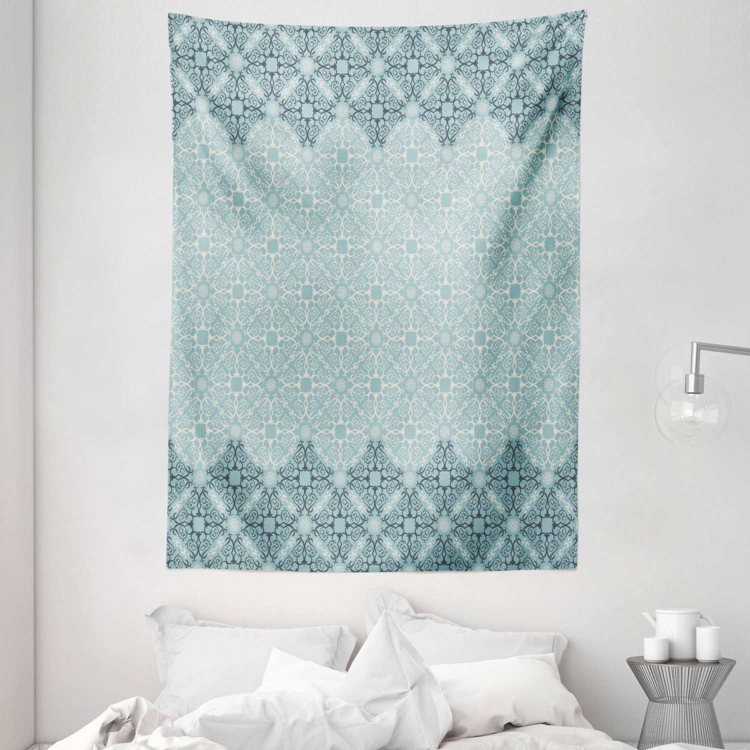 Morrocan Tapestry, Modern Design with Eastern Ethnic Style Forms Ivy ...
