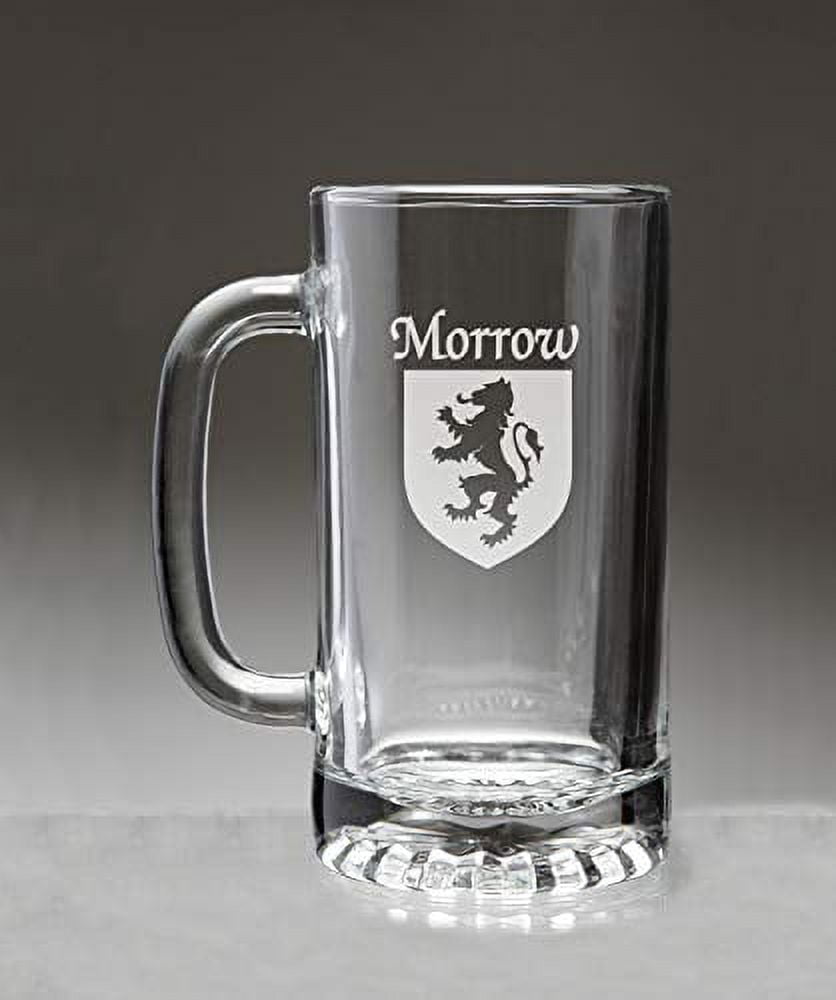 Morrow Irish Coat of Arms Glass Beer Mug (Sand Etched) - Walmart.com
