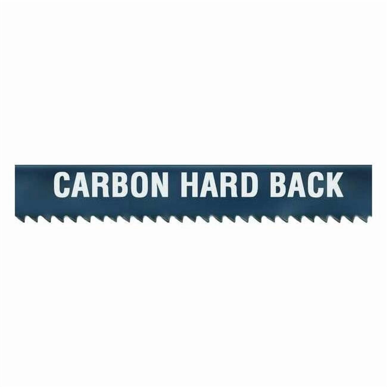 Band Saw Blade, 12 ft. 6 in L, 1/2" W, 4 TPI, Carbon Steel, 0.025 ...
