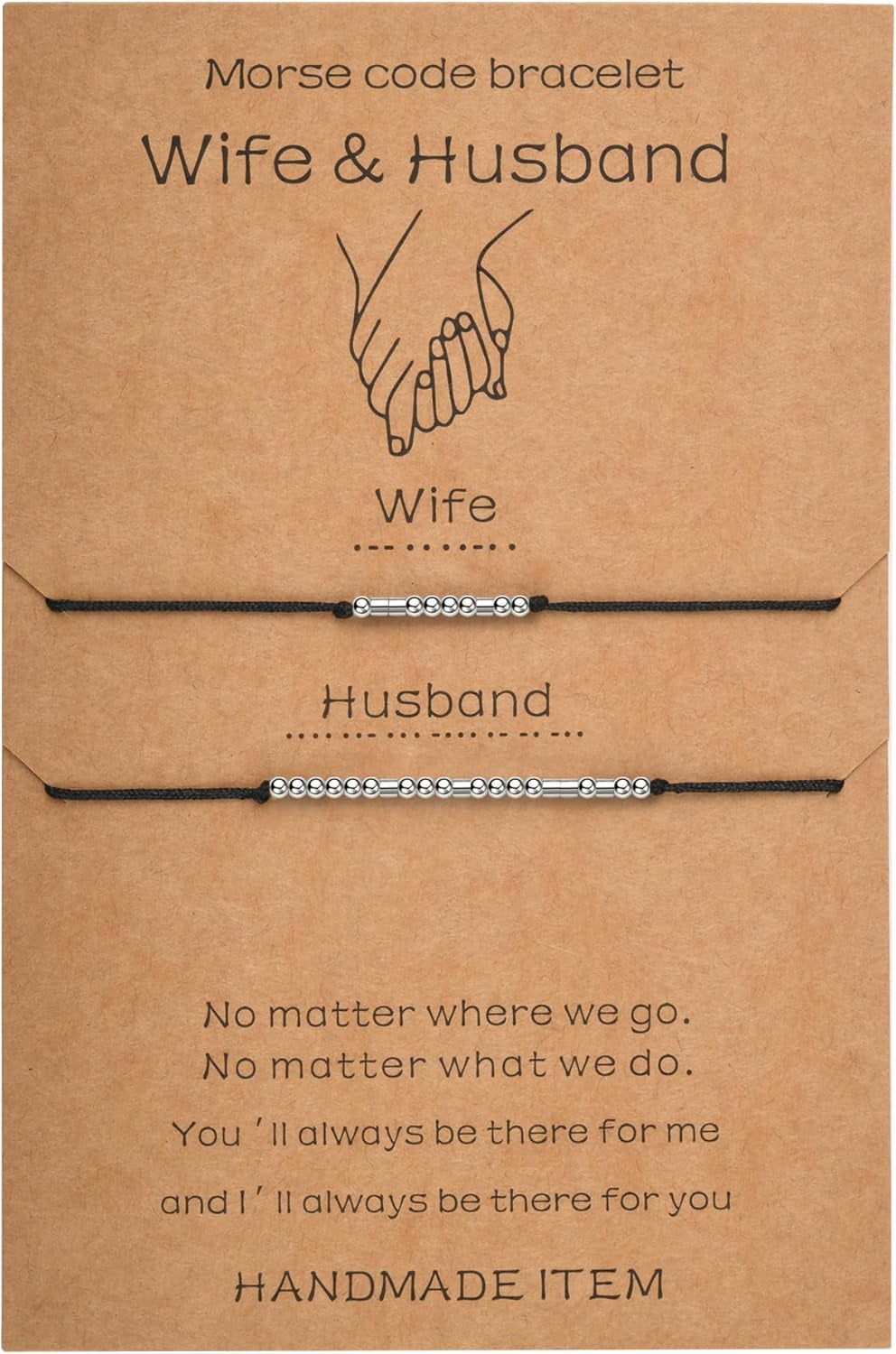 Morse Code Bracelet, Best Friend Matching Gifts For 2 Couples, My ...