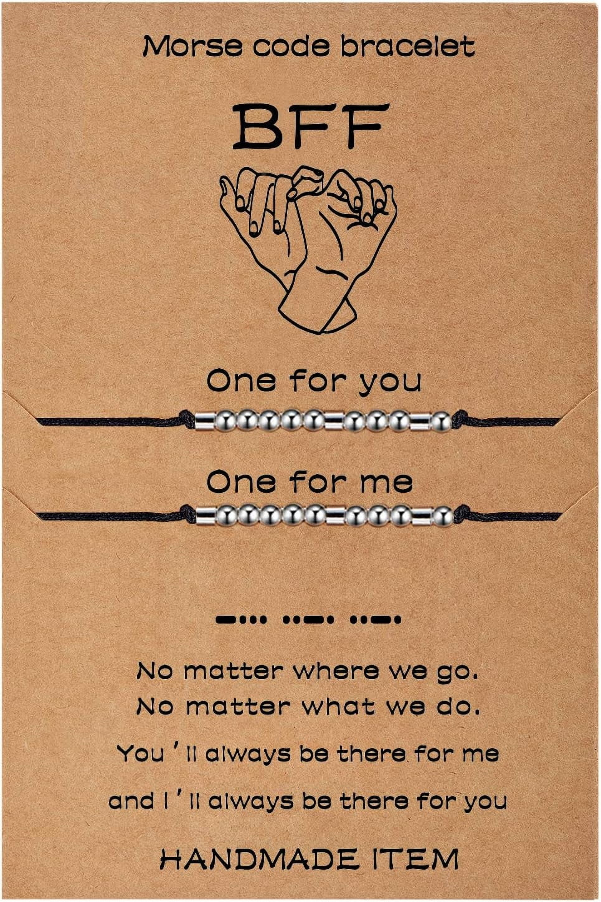 Morse Code Bracelet, Dad Mom Brother Sister Daughter Son Friend Morse ...