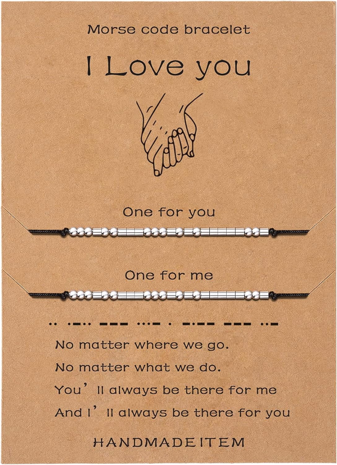 Morse Code Bracelet Sister Brother Bracelets Family Morse Code Matching ...