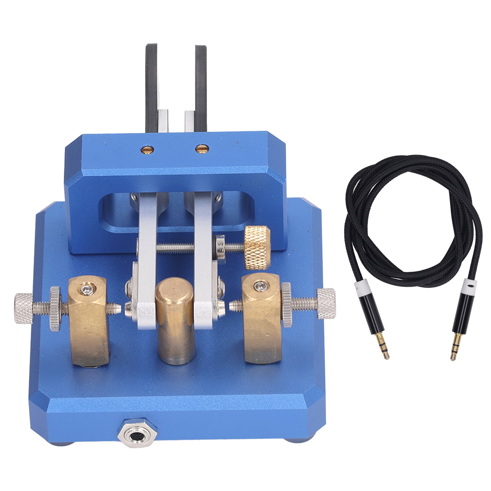 Morse Code Key Double Paddle Automatic CW Shortwave Telegram Tapper for ...