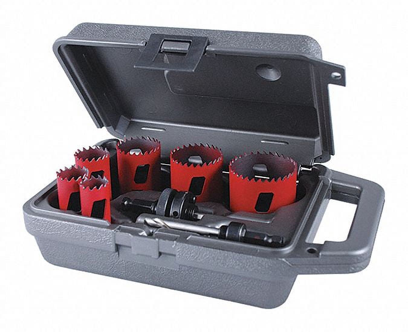 Morse Hole Cutter Kit,Range 2-1/8" to 3-5/8" MHS04P - Walmart.com