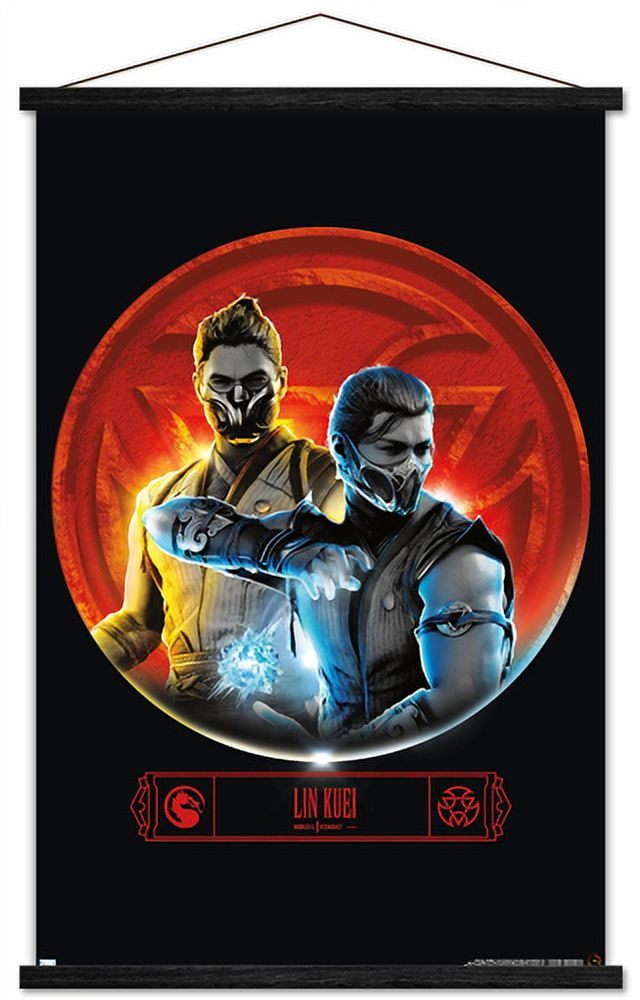 Mortal Kombat 1 - Lin Kuei Wall Poster with Magnetic Frame, 22.375" x ...