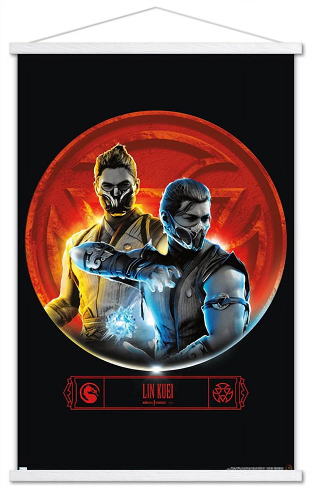 Mortal Kombat 1 - Lin Kuei Wall Poster with Magnetic Frame, 22.375" x 34" - Walmart.com