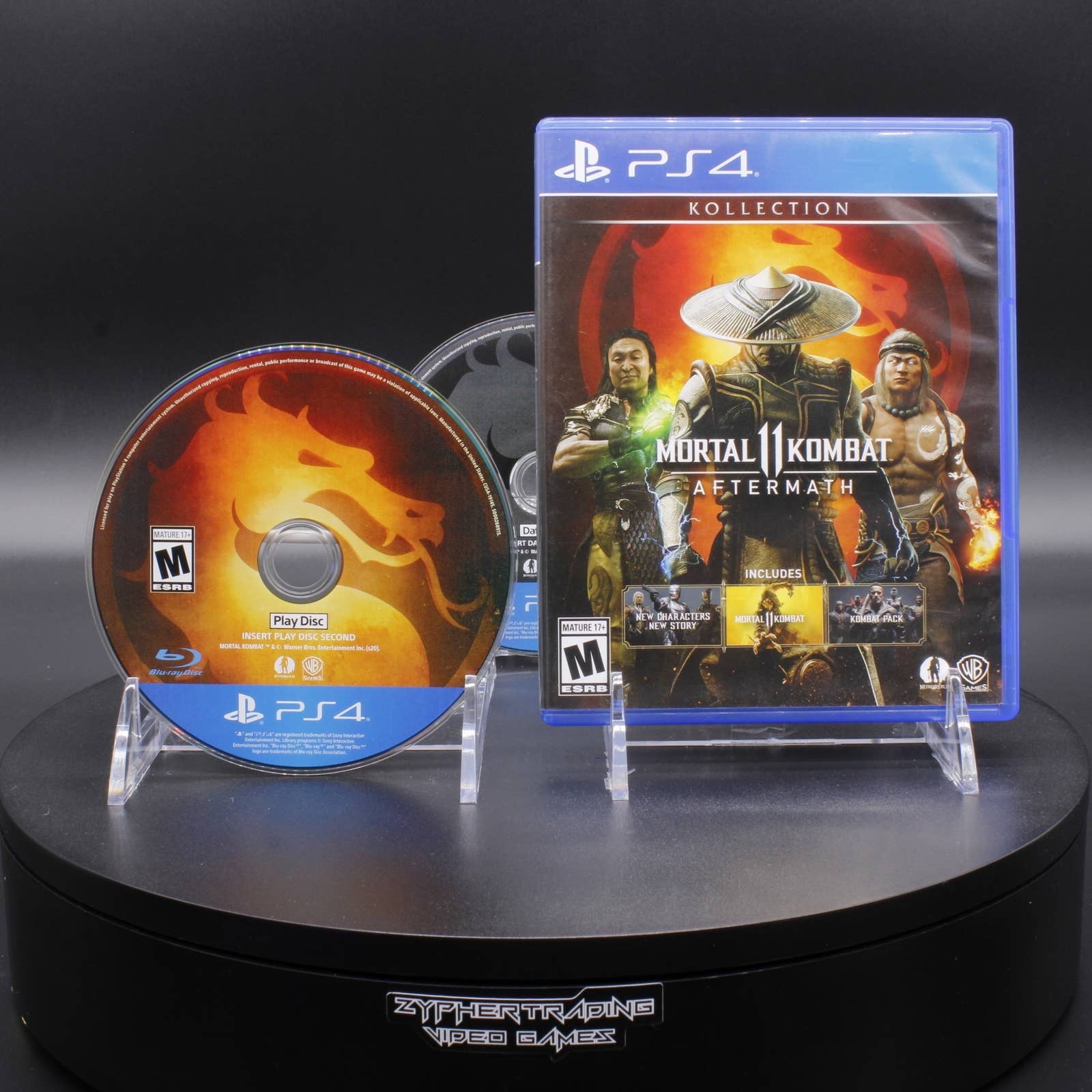 Restored Mortal Kombat 11: Aftermath Kollection Sony PlayStation 4 PS4 ...