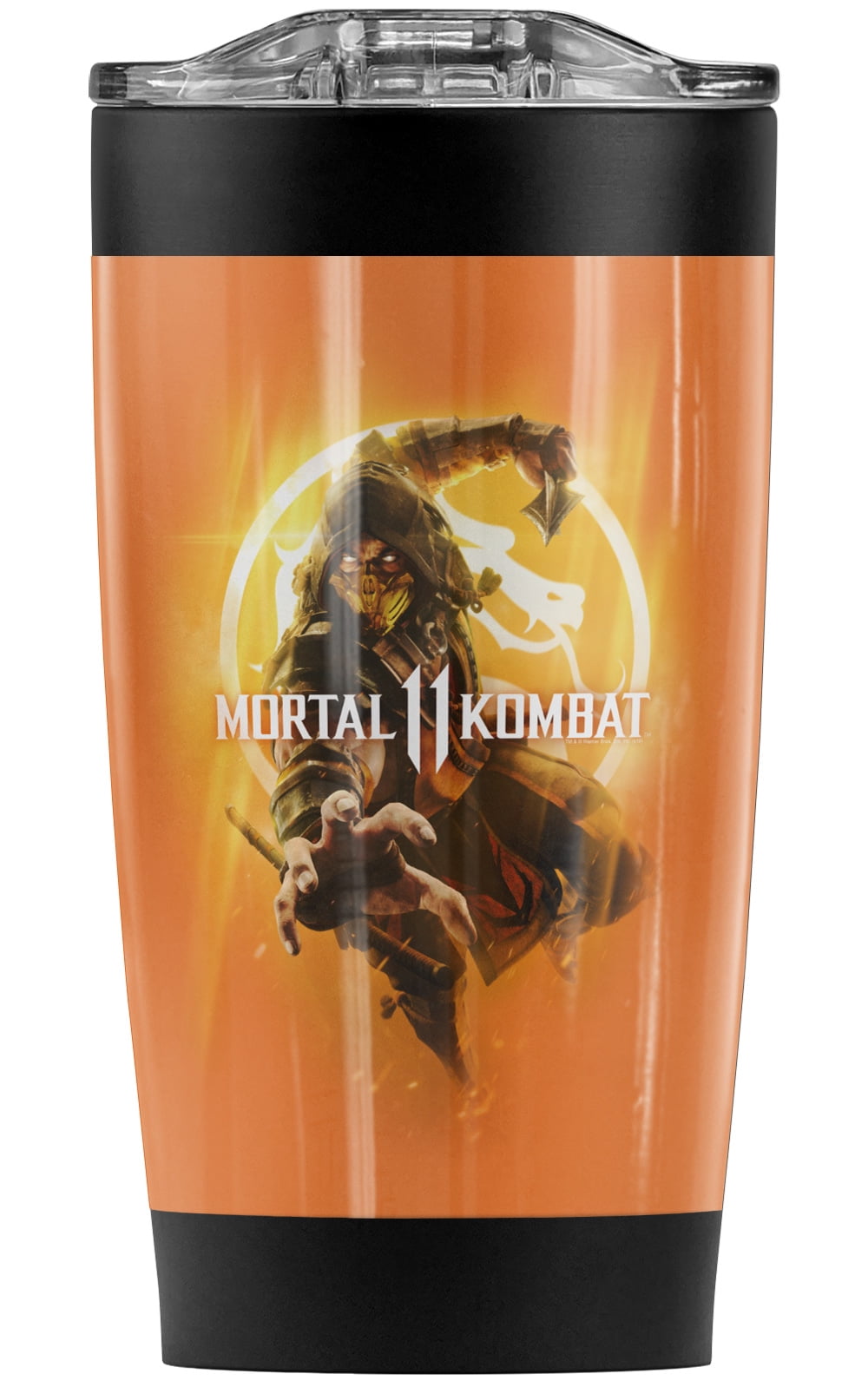 Mortal Kombat 11/From The Flames Stainless Steel Tumbler 20 oz Coffee ...