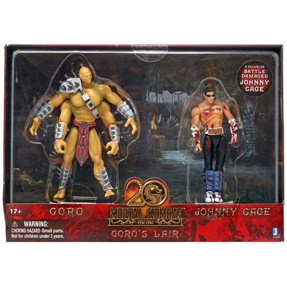 Mortal Kombat 20th Anniversary Goro's Lair Action Figure 2-Pack ...