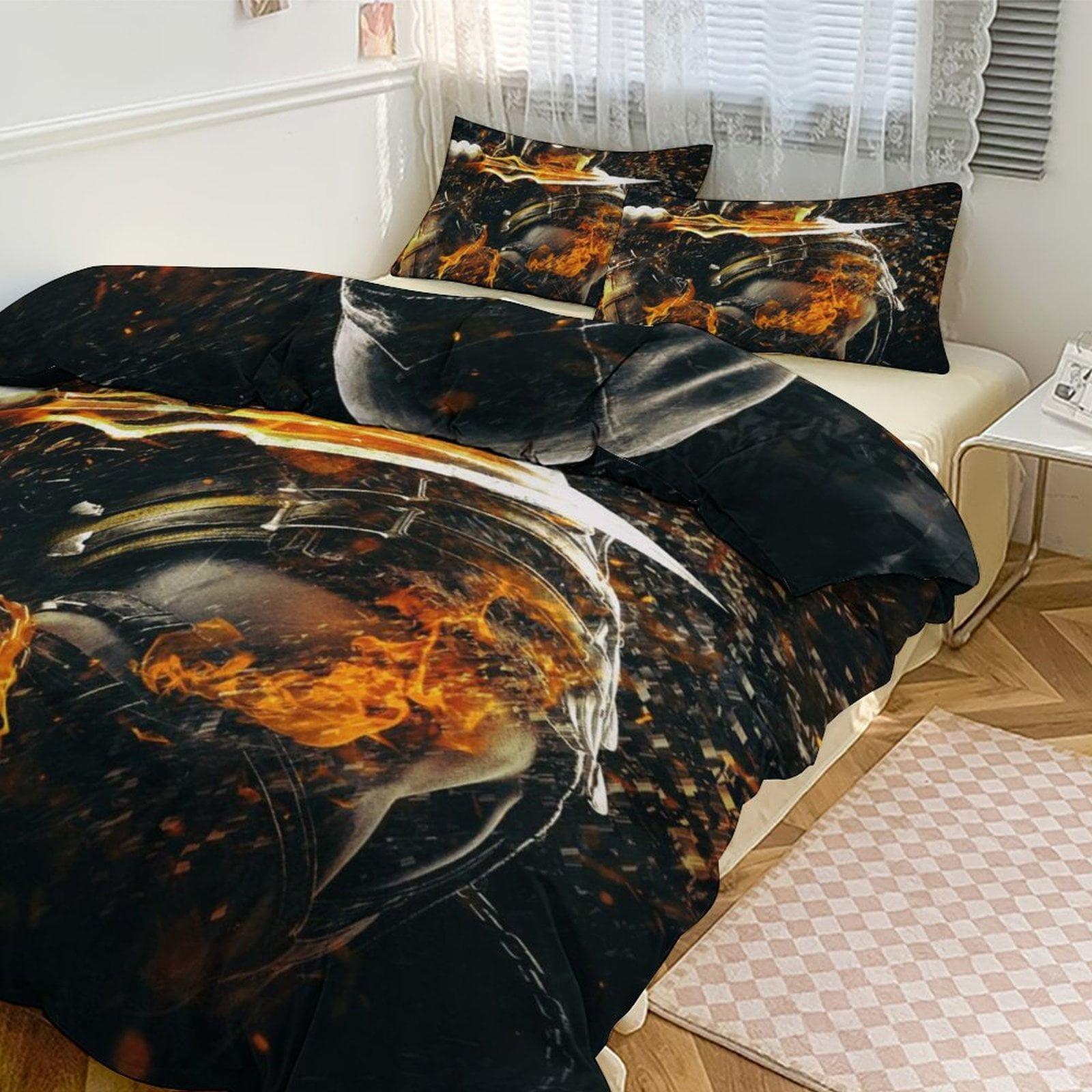 Mortal Kombat 3 Pieces Bedding Set Double Sided Printing Thickened Soft ...