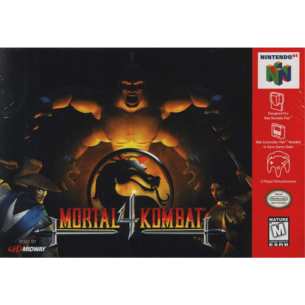 Mortal Kombat 4 N64 Game US Version Walmart