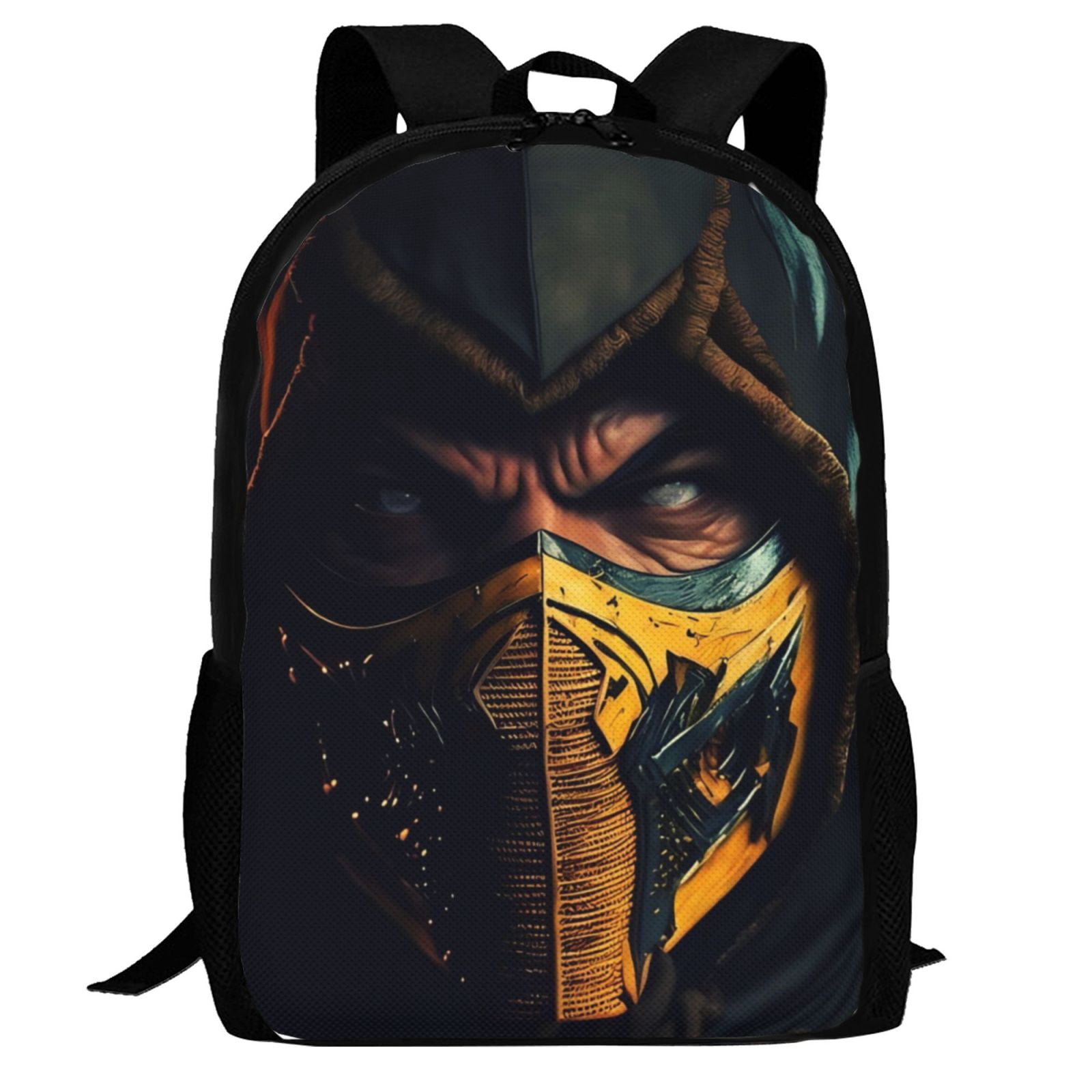 Mortal Kombat Backpack, 3d Printed Laptop Backpack, Water Resistant ...