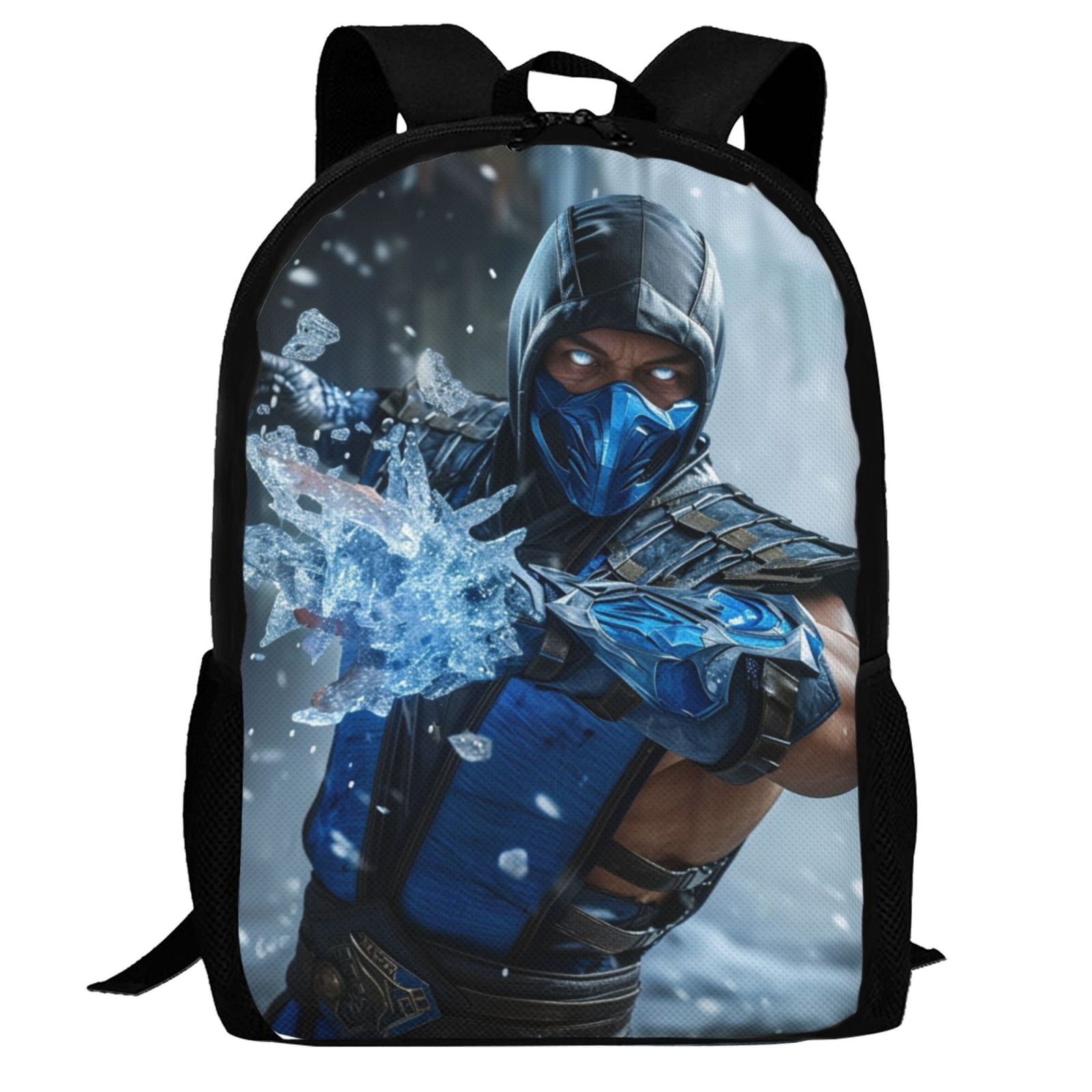 Mortal Kombat Backpack, 3d Printed Laptop Backpack, Water Resistant ...
