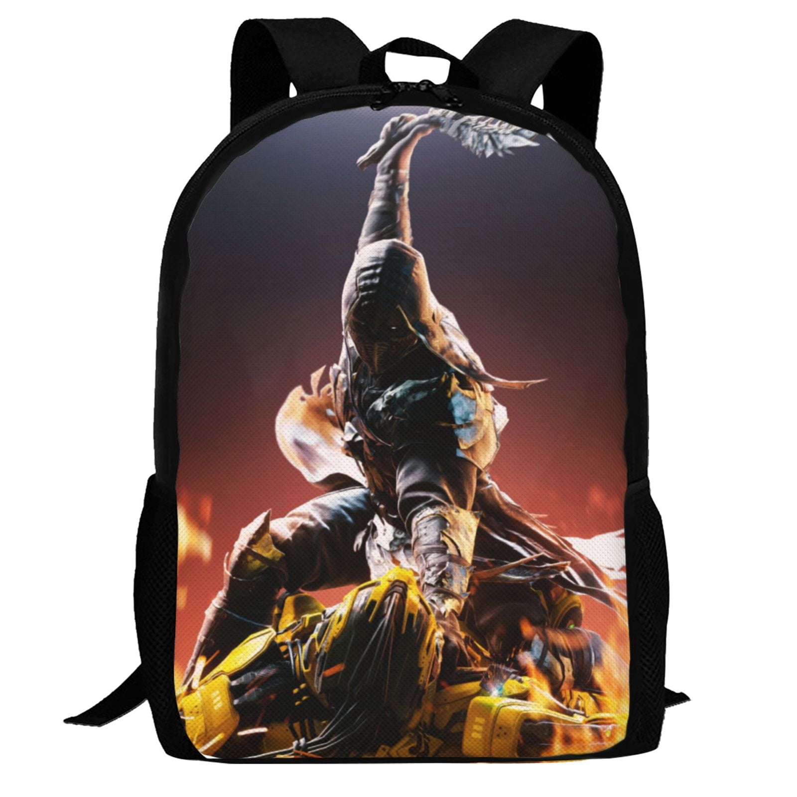 Mortal Kombat Backpack, 3d Printed Laptop Backpack, Water Resistant ...