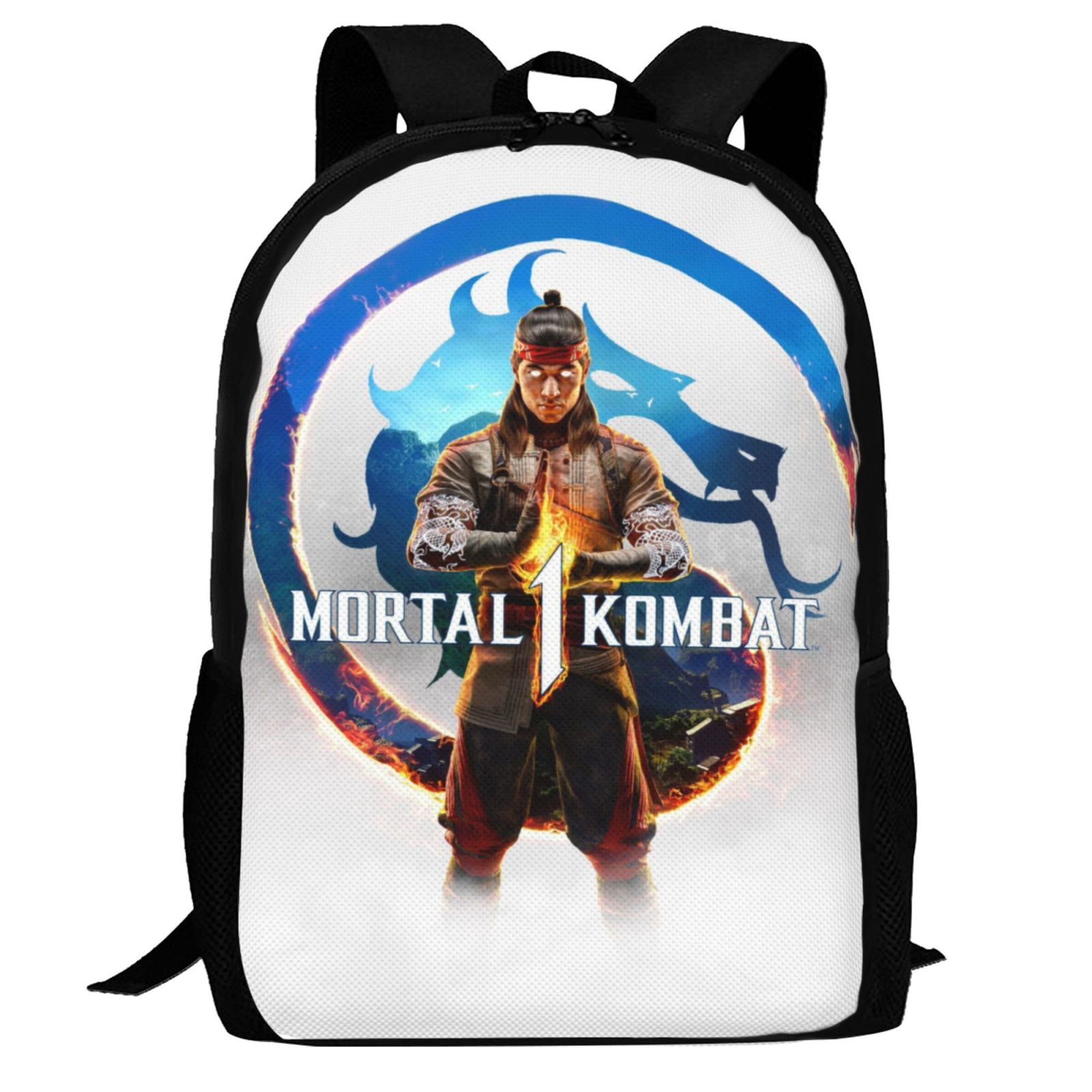 Mortal Kombat Backpack, 3d Printed Laptop Backpack, Water Resistant ...