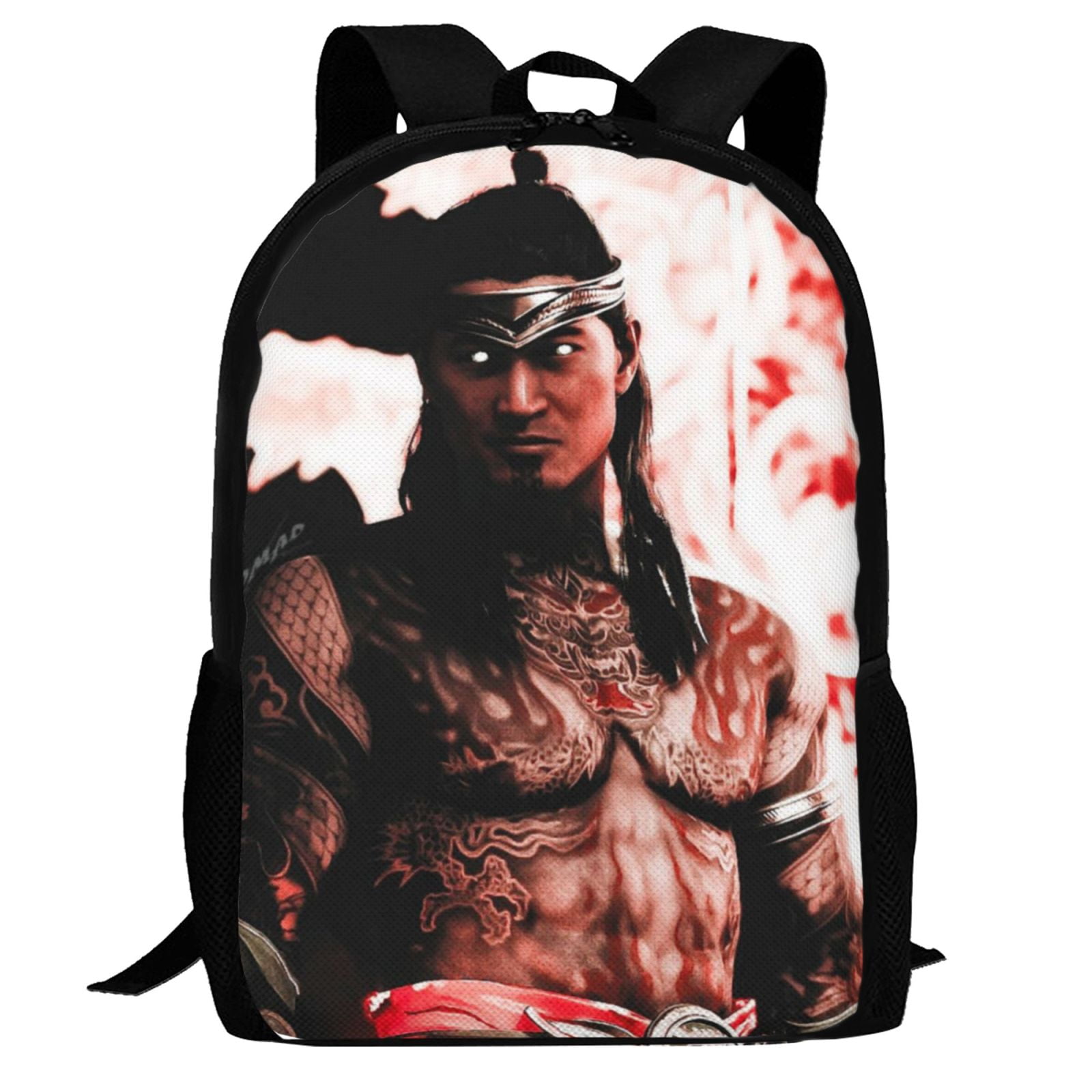 Mortal Kombat Backpack, 3d Printed Laptop Backpack, Water Resistant ...