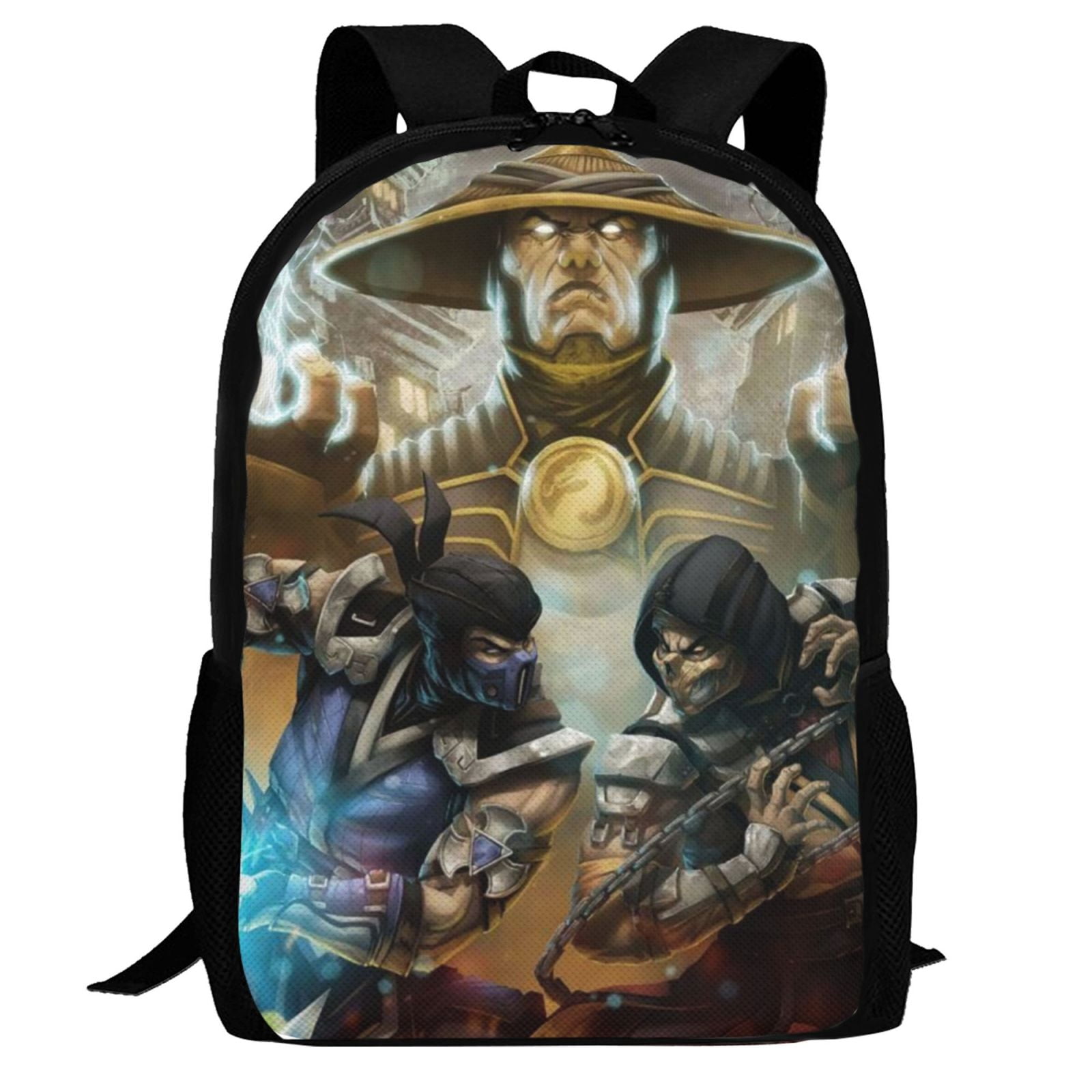 Mortal Kombat Backpack, 3d Printed Laptop Backpack, Water Resistant ...