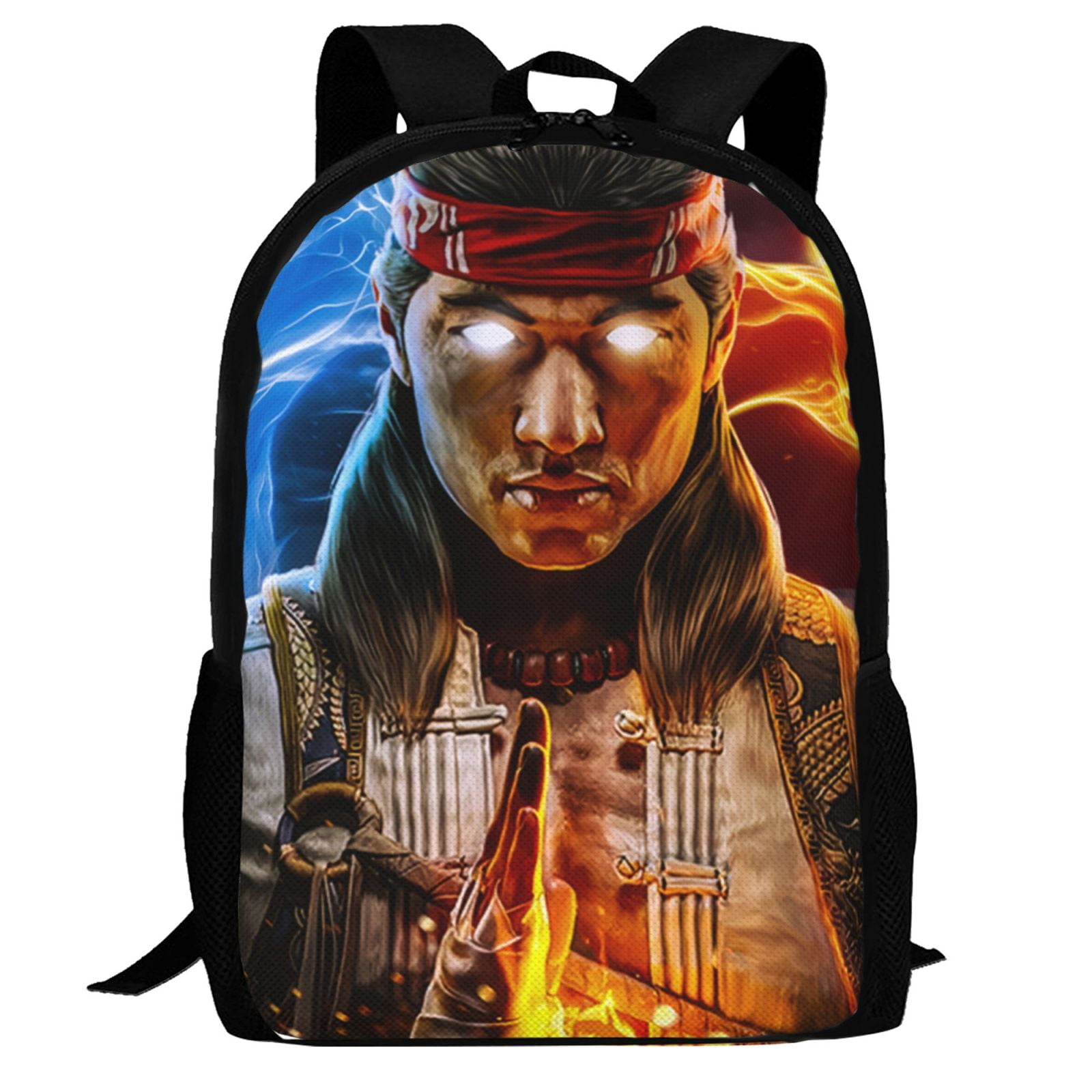 Mortal Kombat Backpack, 3d Printed Laptop Backpack, Water Resistant ...