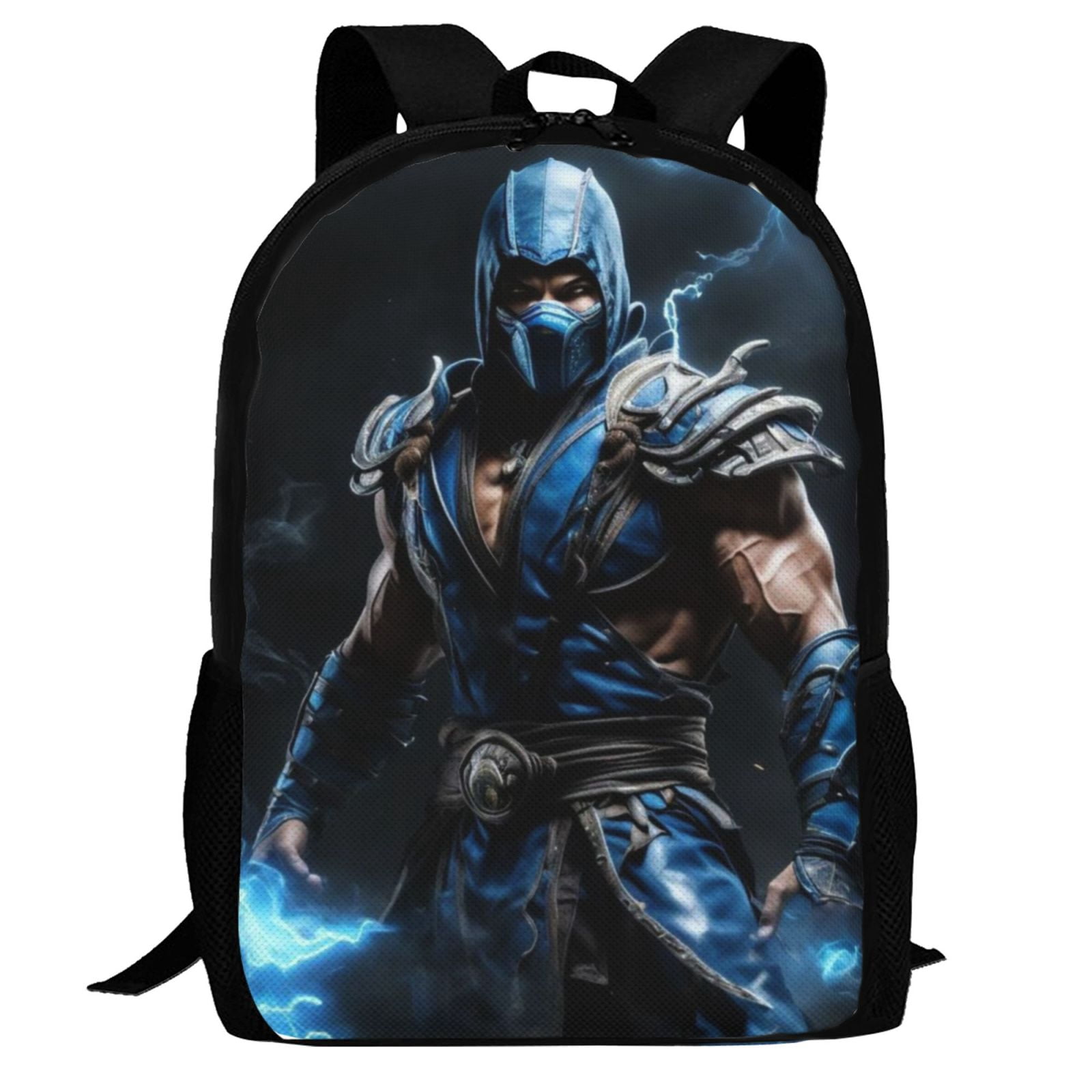 Mortal Kombat Backpack, 3d Printed Laptop Backpack, Water Resistant ...