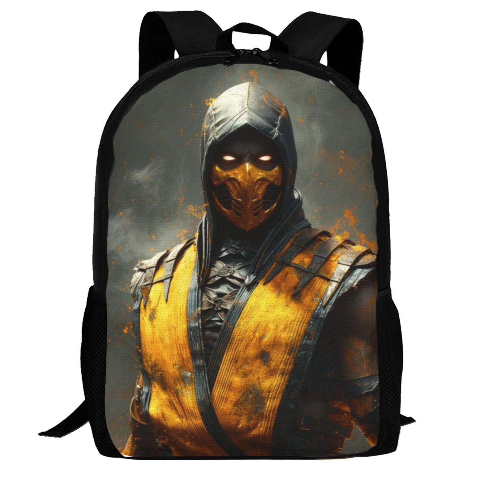 Mortal Kombat Backpack, 3d Printed Laptop Backpack, Water Resistant ...