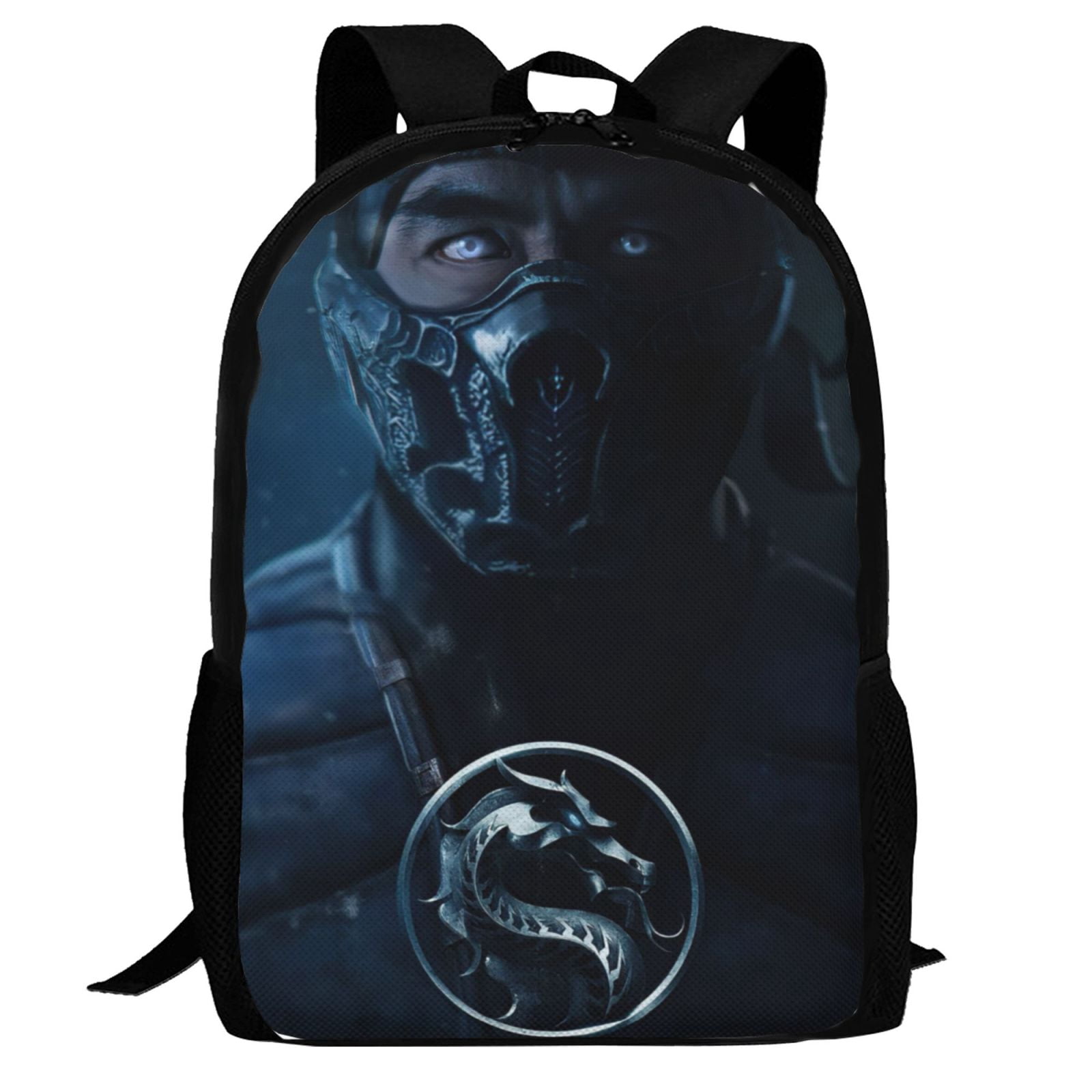 Mortal Kombat Backpack, 3d Printed Laptop Backpack, Water Resistant ...