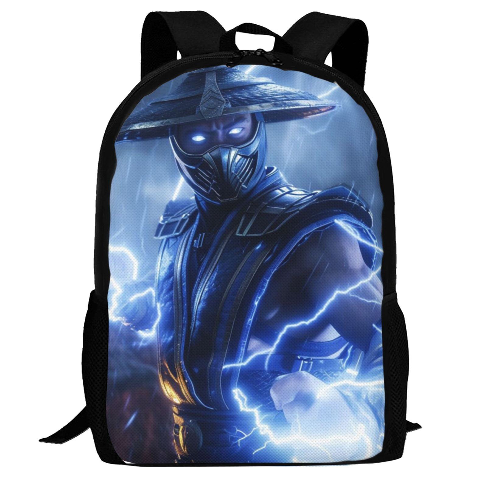 Mortal Kombat Backpack, 3d Printed Laptop Backpack, Water Resistant ...