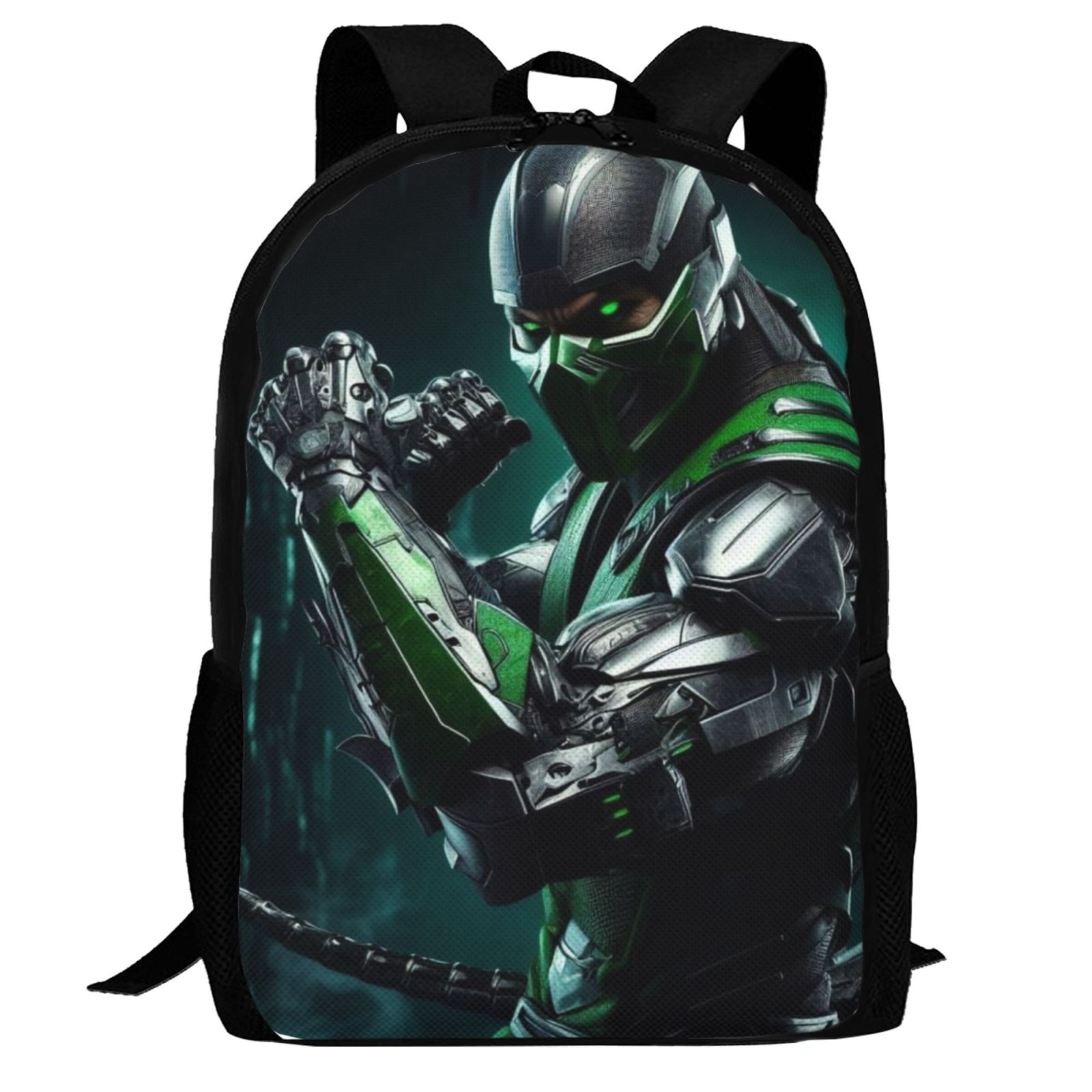 Mortal Kombat Backpack, 3d Printed Laptop Backpack, Water Resistant ...