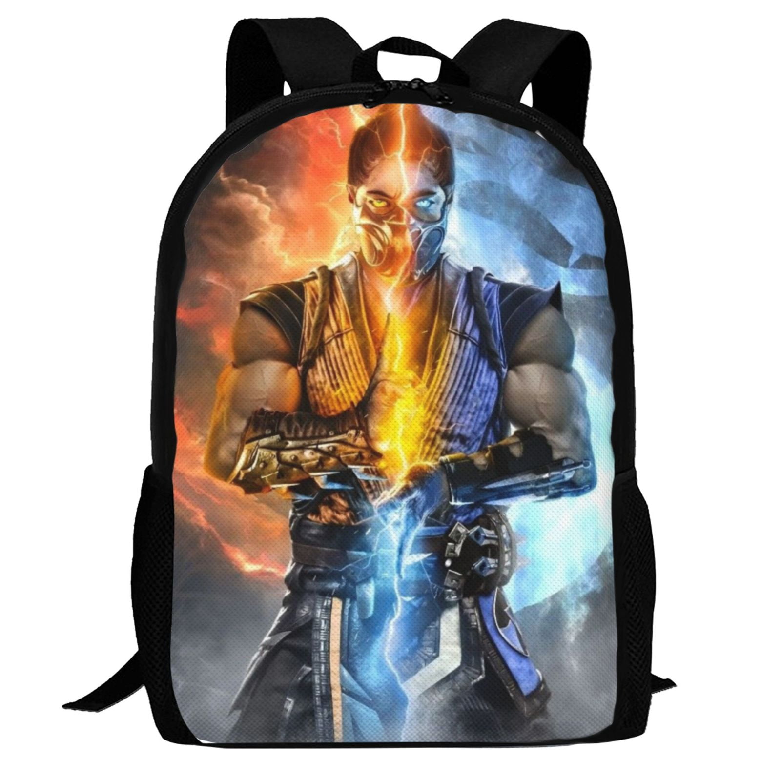 Mortal Kombat Backpack, 3d Printed Laptop Backpack, Water Resistant ...