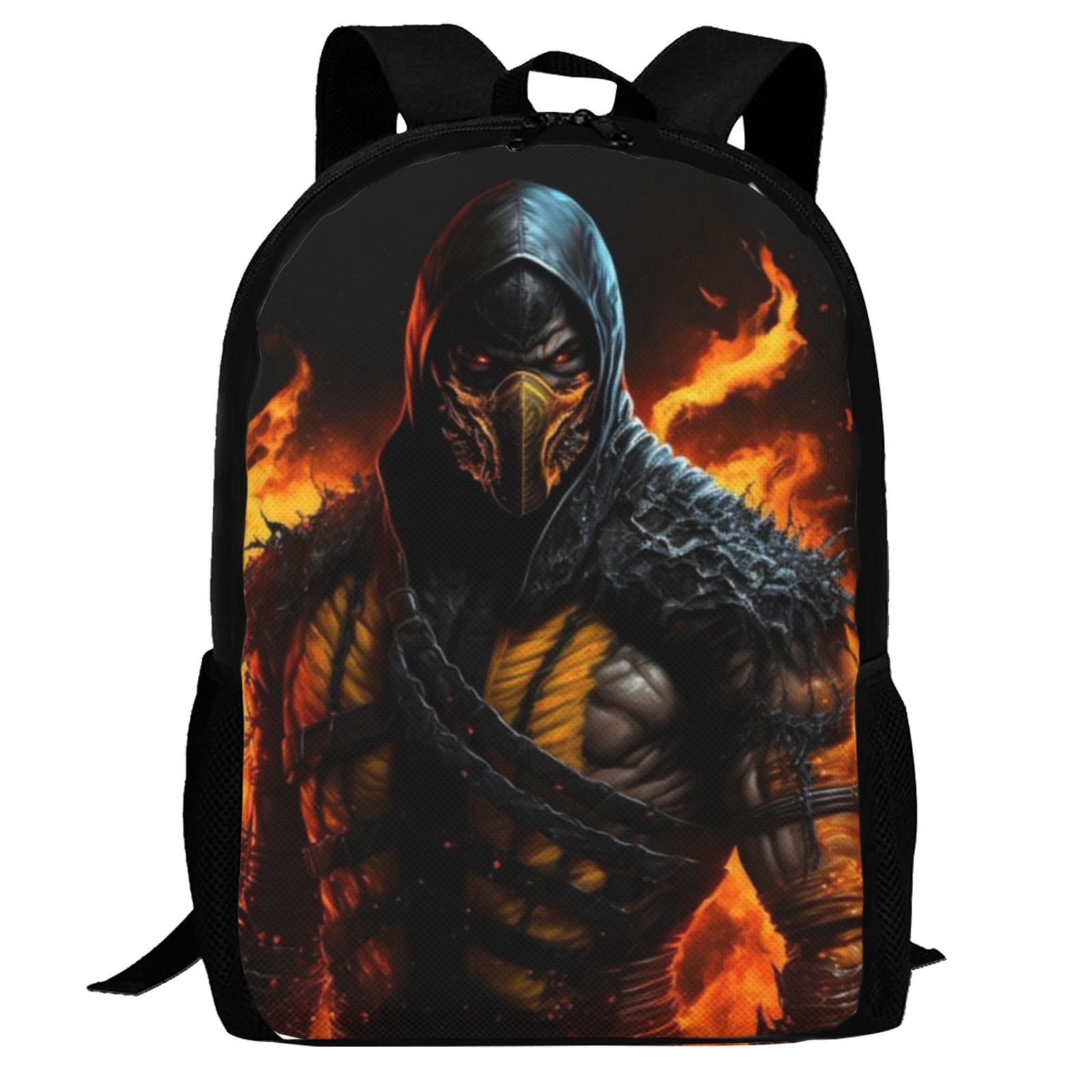 Mortal Kombat Backpack, 3d Printed Laptop Backpack, Water Resistant ...