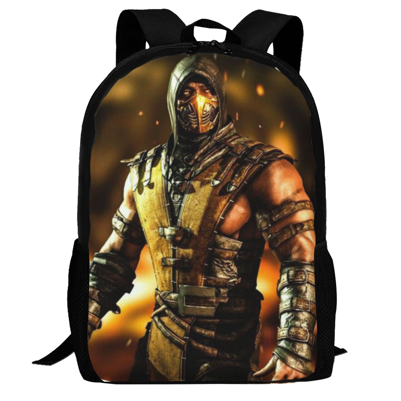 Mortal Kombat Backpack, 3d Printed Laptop Backpack, Water Resistant ...
