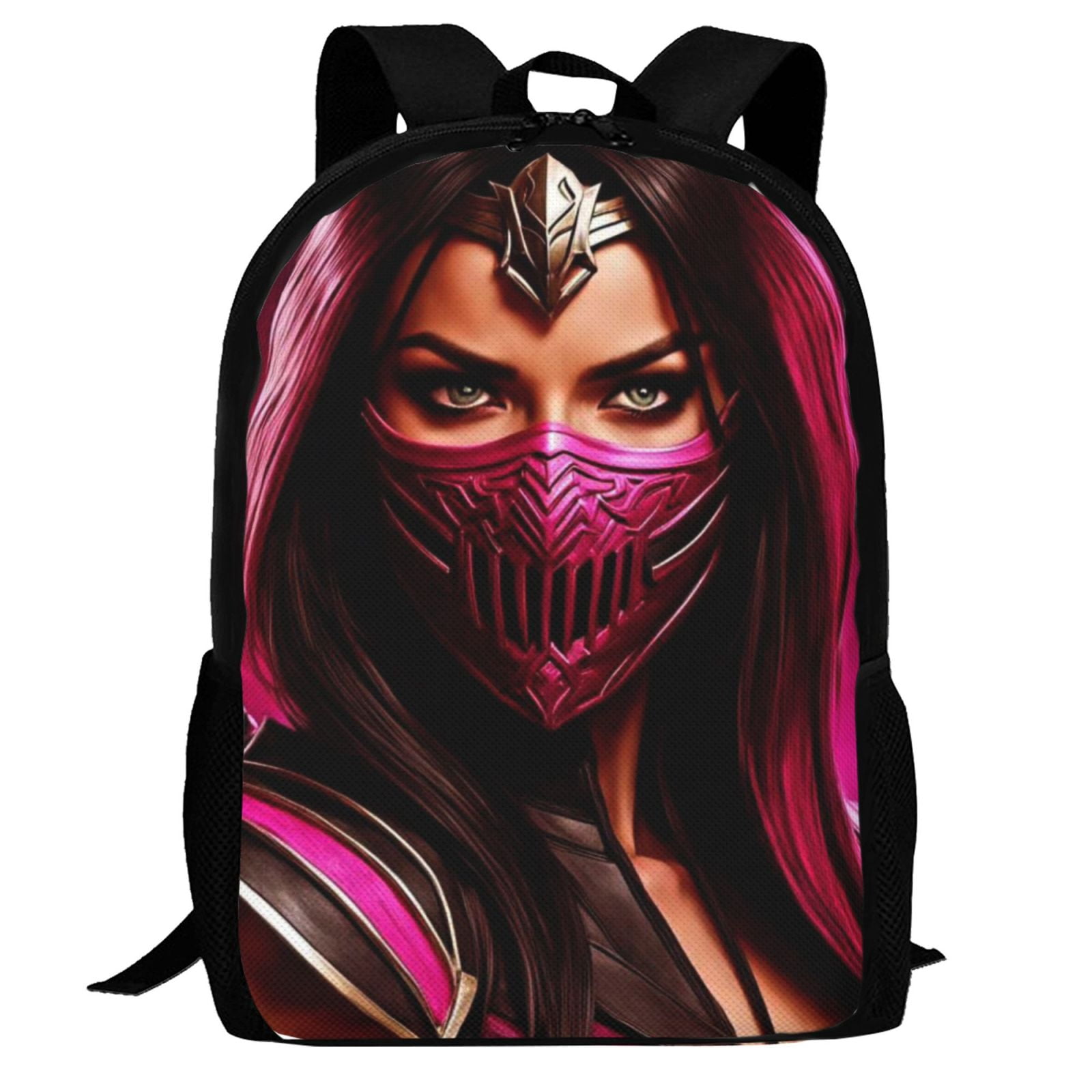 Mortal Kombat Backpack, 3d Printed Laptop Backpack, Water Resistant ...