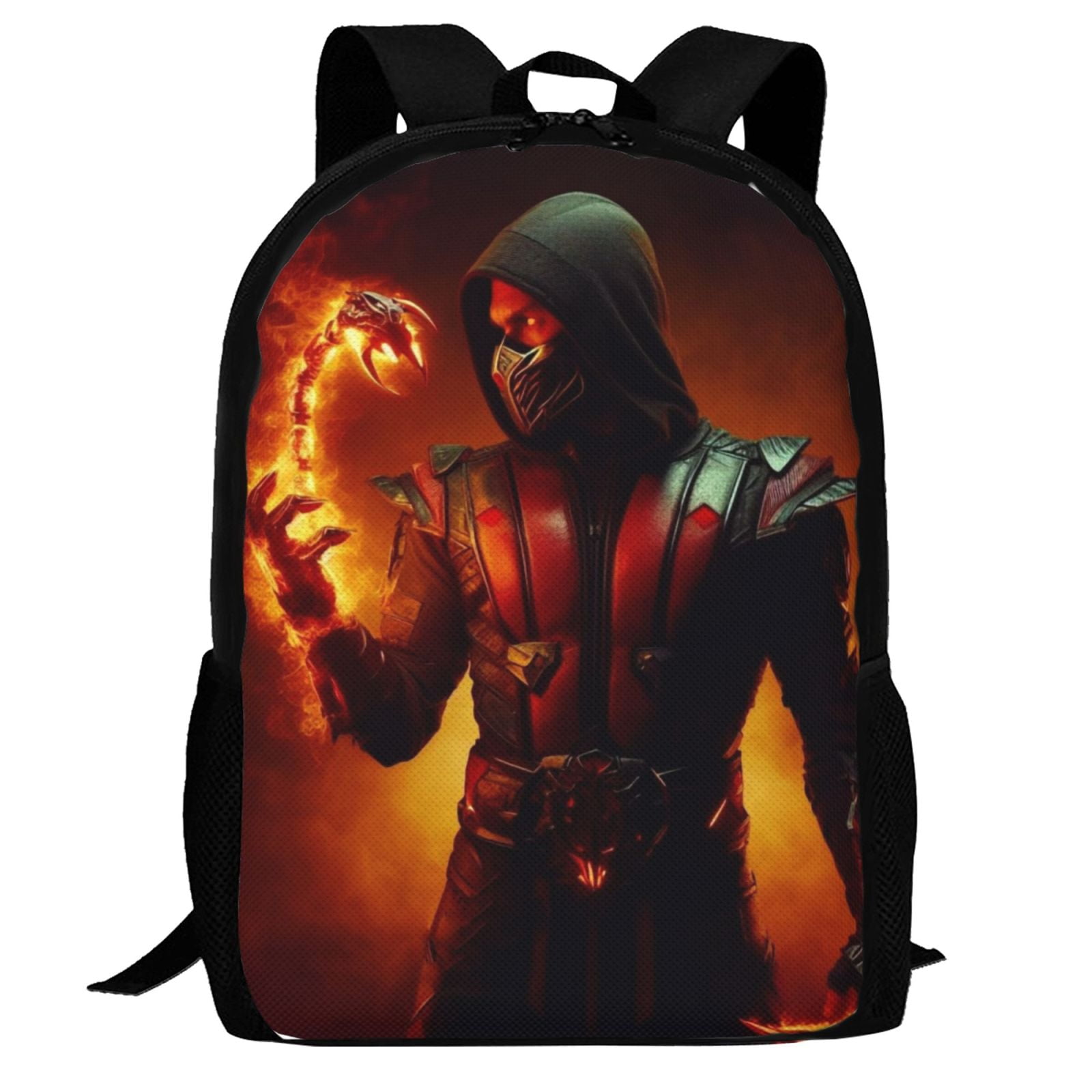 Mortal Kombat Backpack, 3d Printed Laptop Backpack, Water Resistant ...