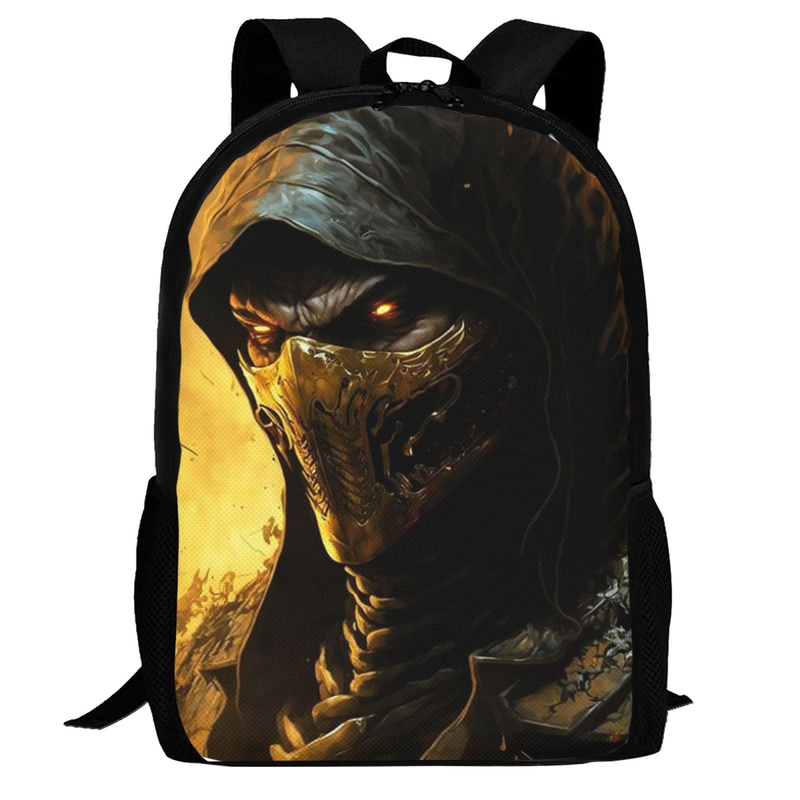 Mortal Kombat Backpack, 3d Printed Laptop Backpack, Water Resistant ...