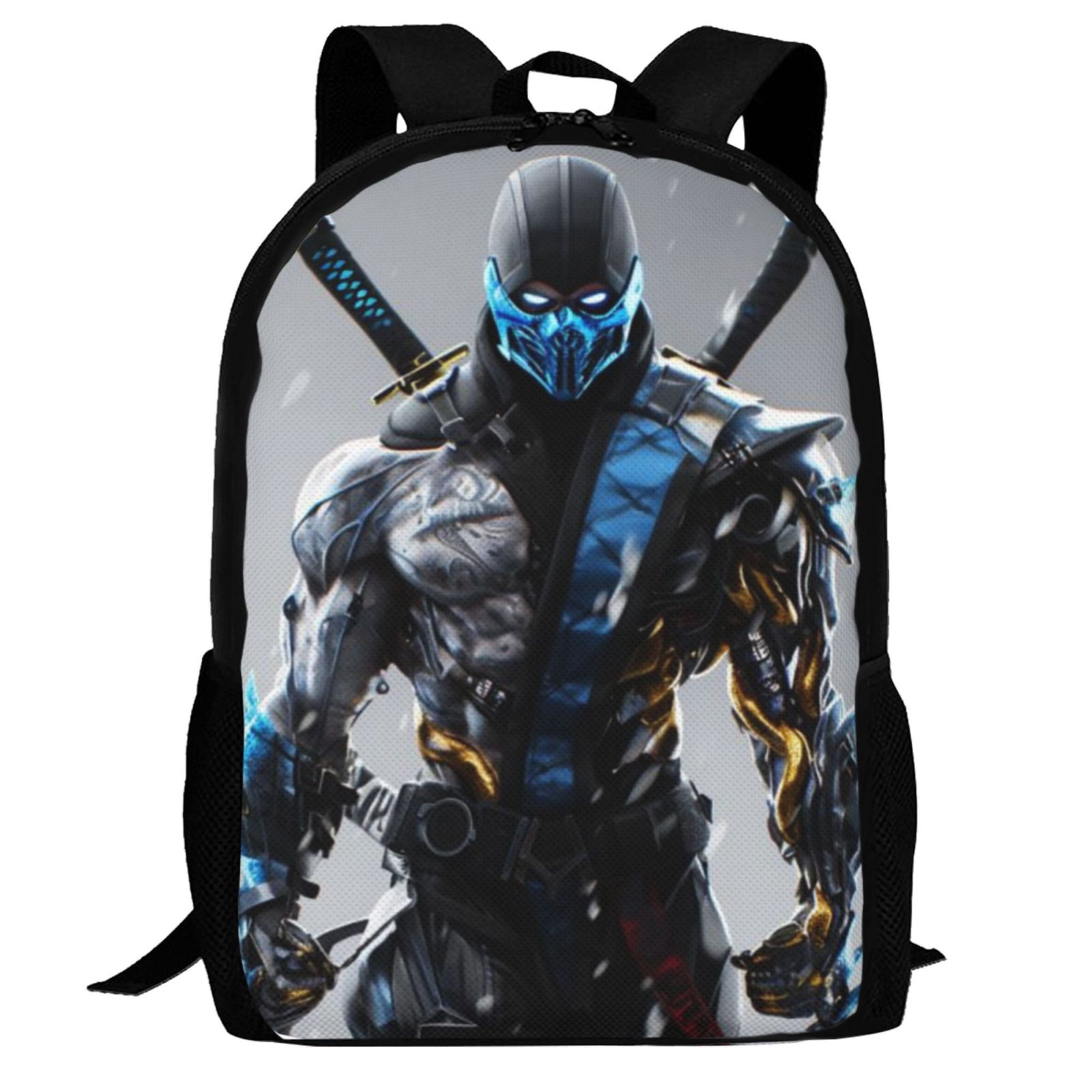 Mortal Kombat Backpack, 3d Printed Laptop Backpack, Water Resistant ...